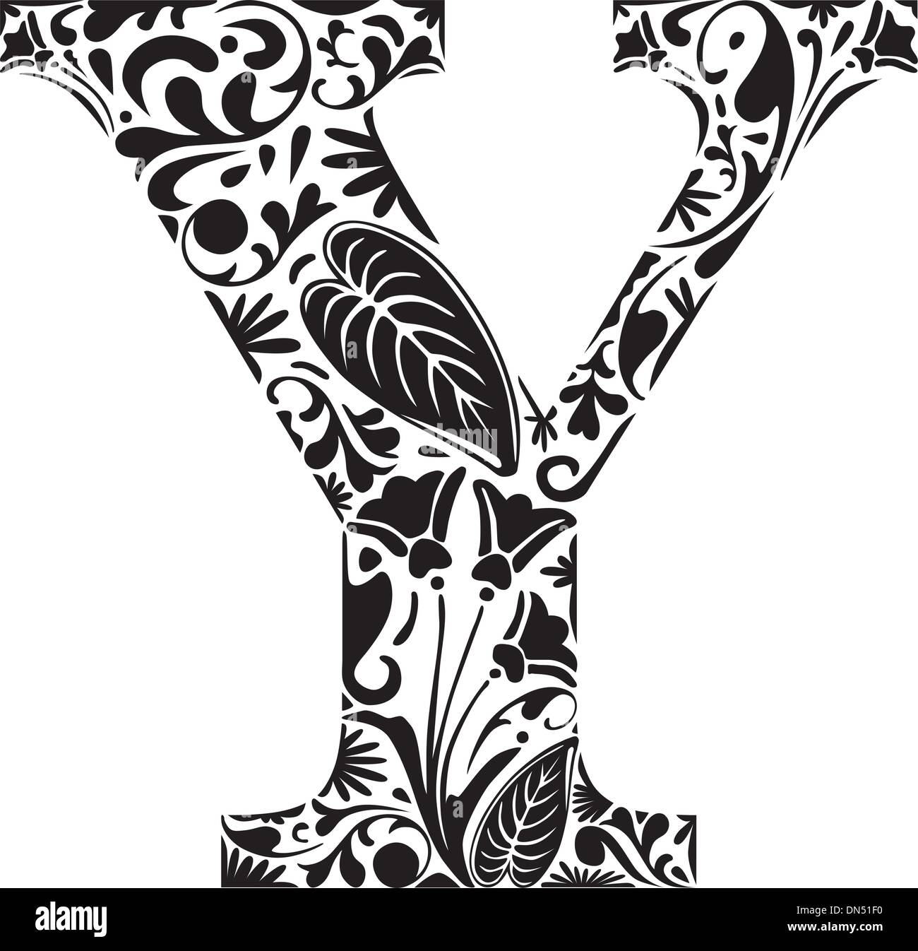 Y character Stock Vector Images - Alamy