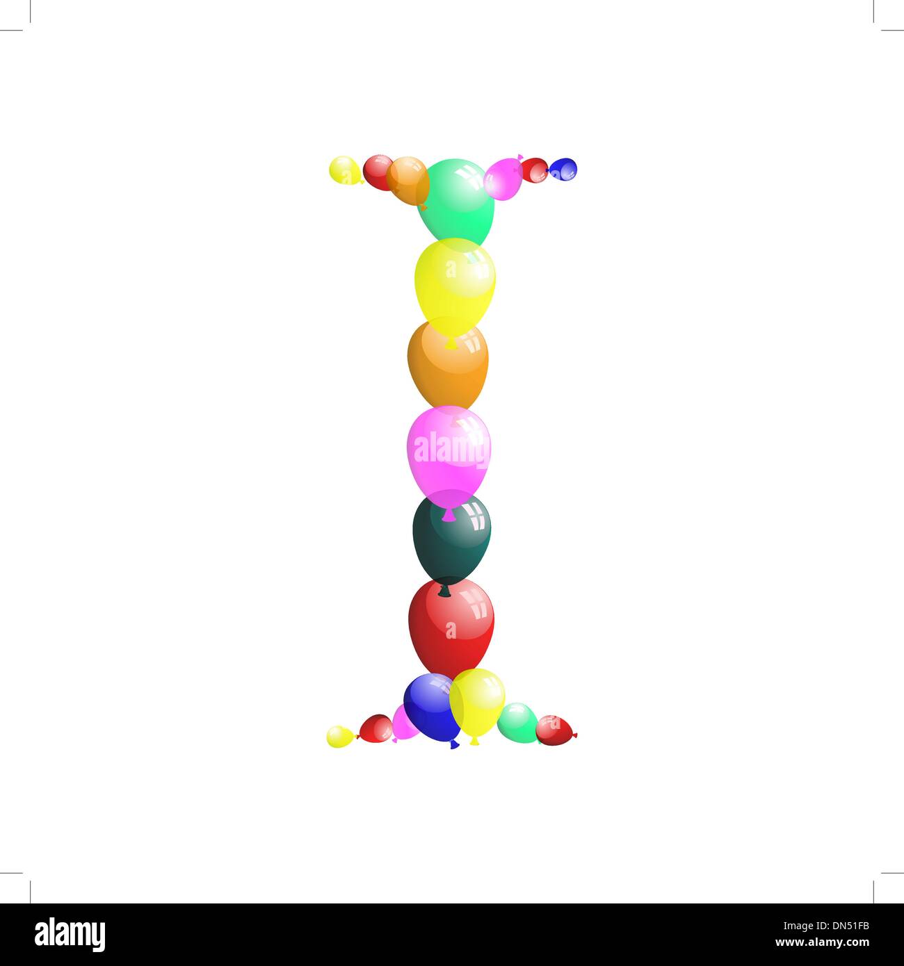 Balloon letter Stock Vector Images - Alamy