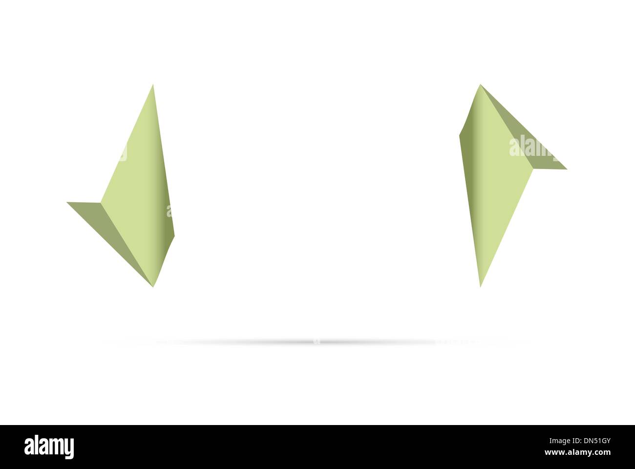 paper origami label Stock Vector Image & Art - Alamy