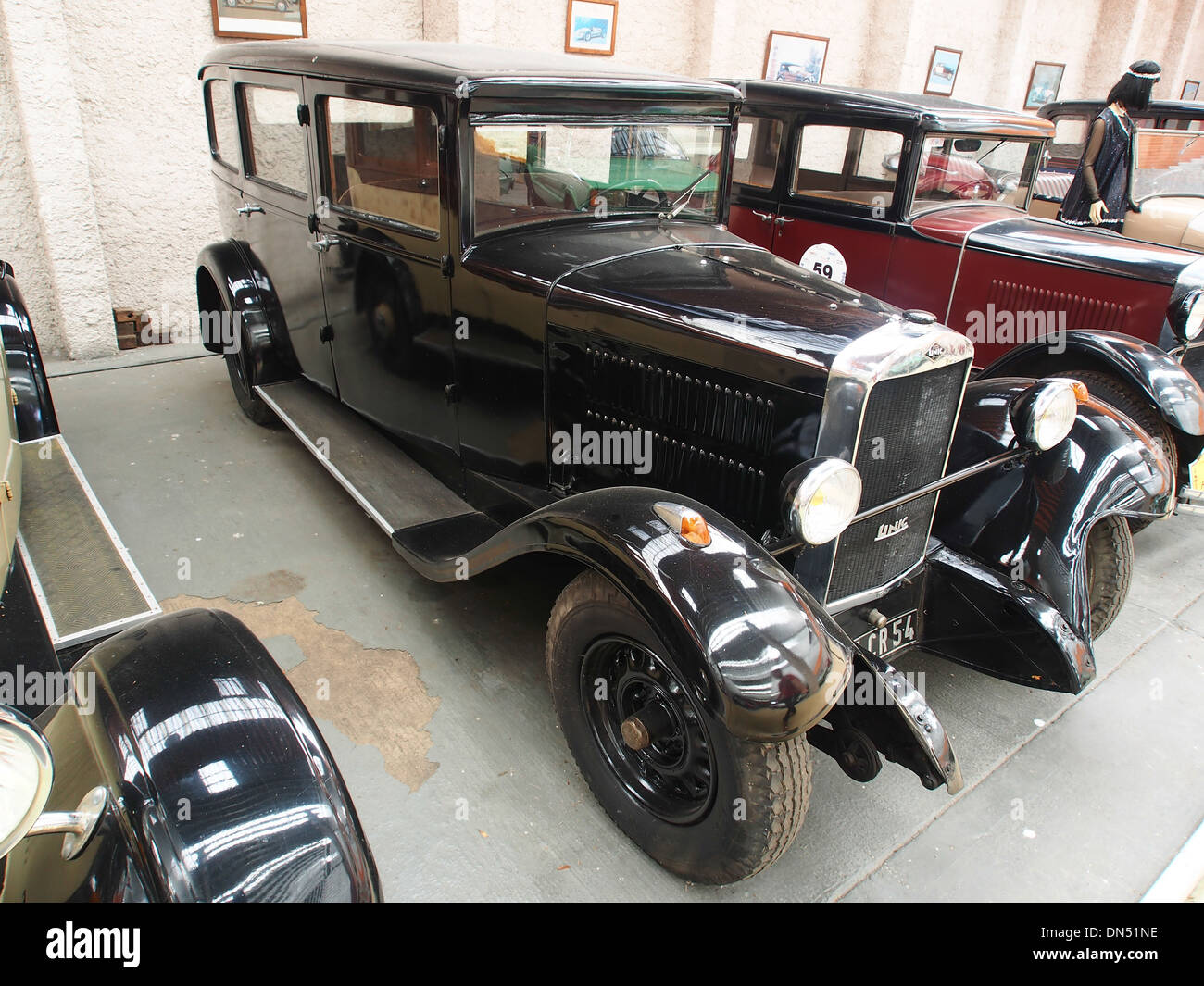 The Black UNIC is a historical vehicle, representing a unique design in ...