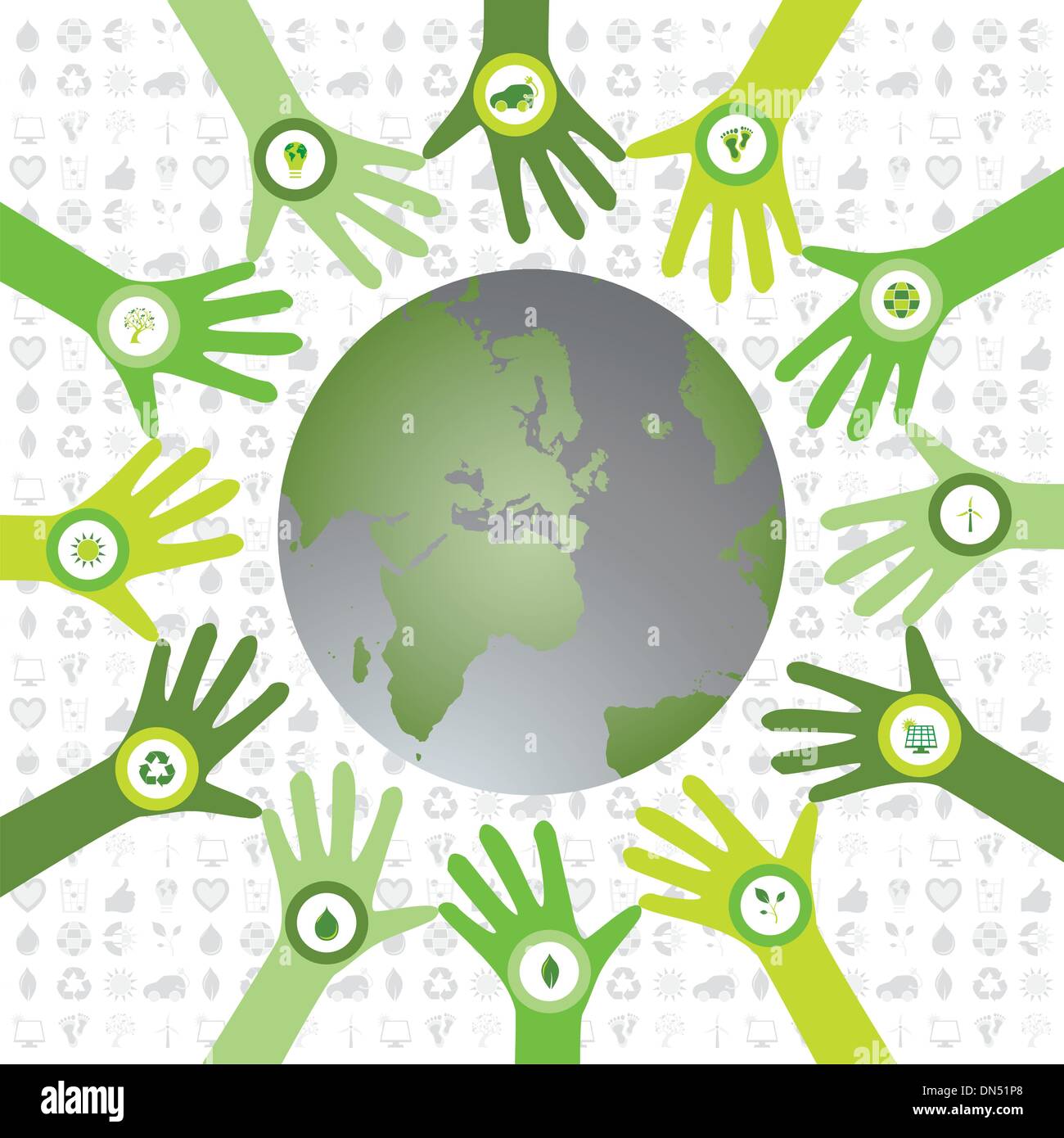 Sustainability icons hi-res stock photography and images - Alamy