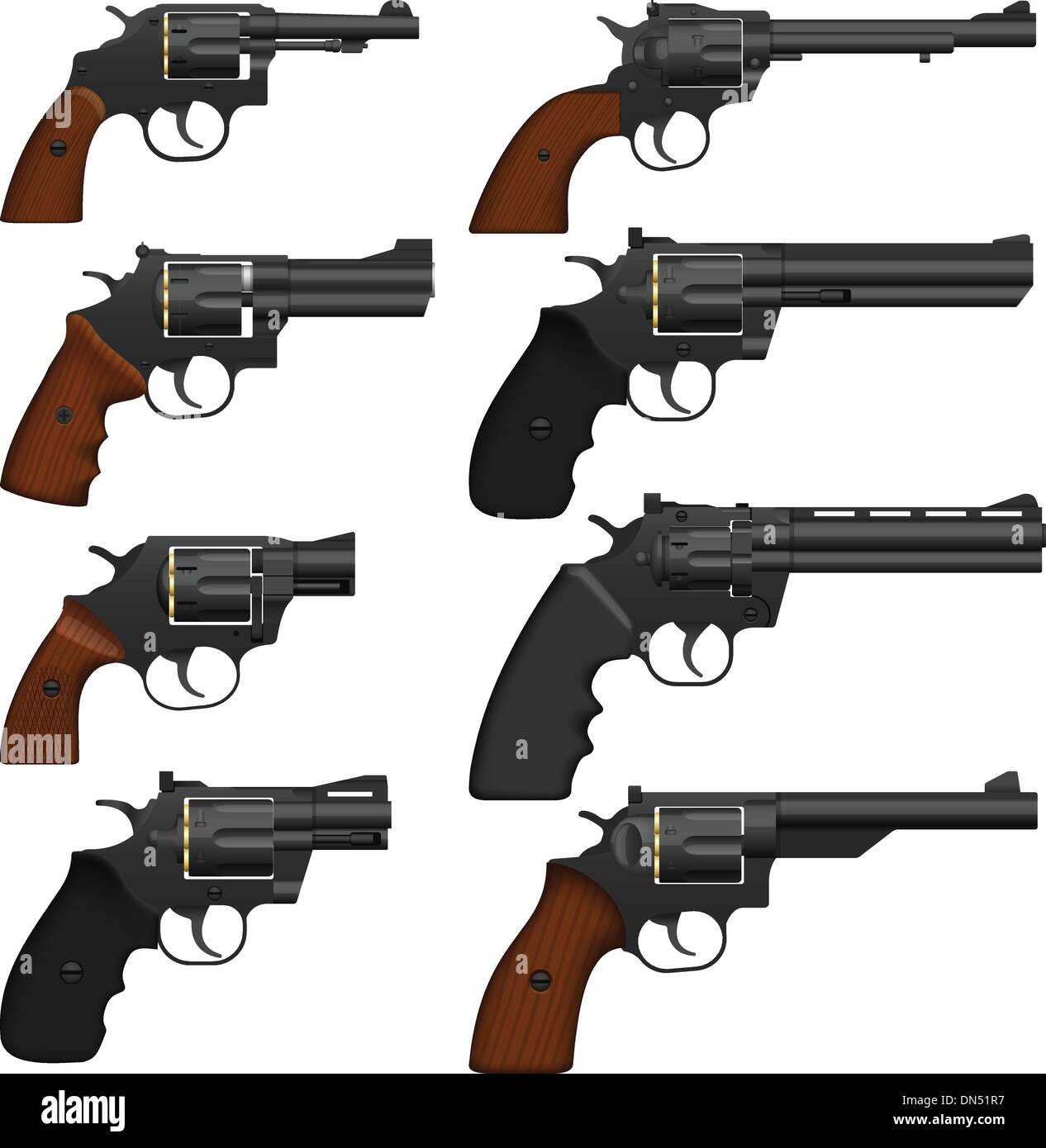 Revolver vector vectors hi-res stock photography and images - Alamy
