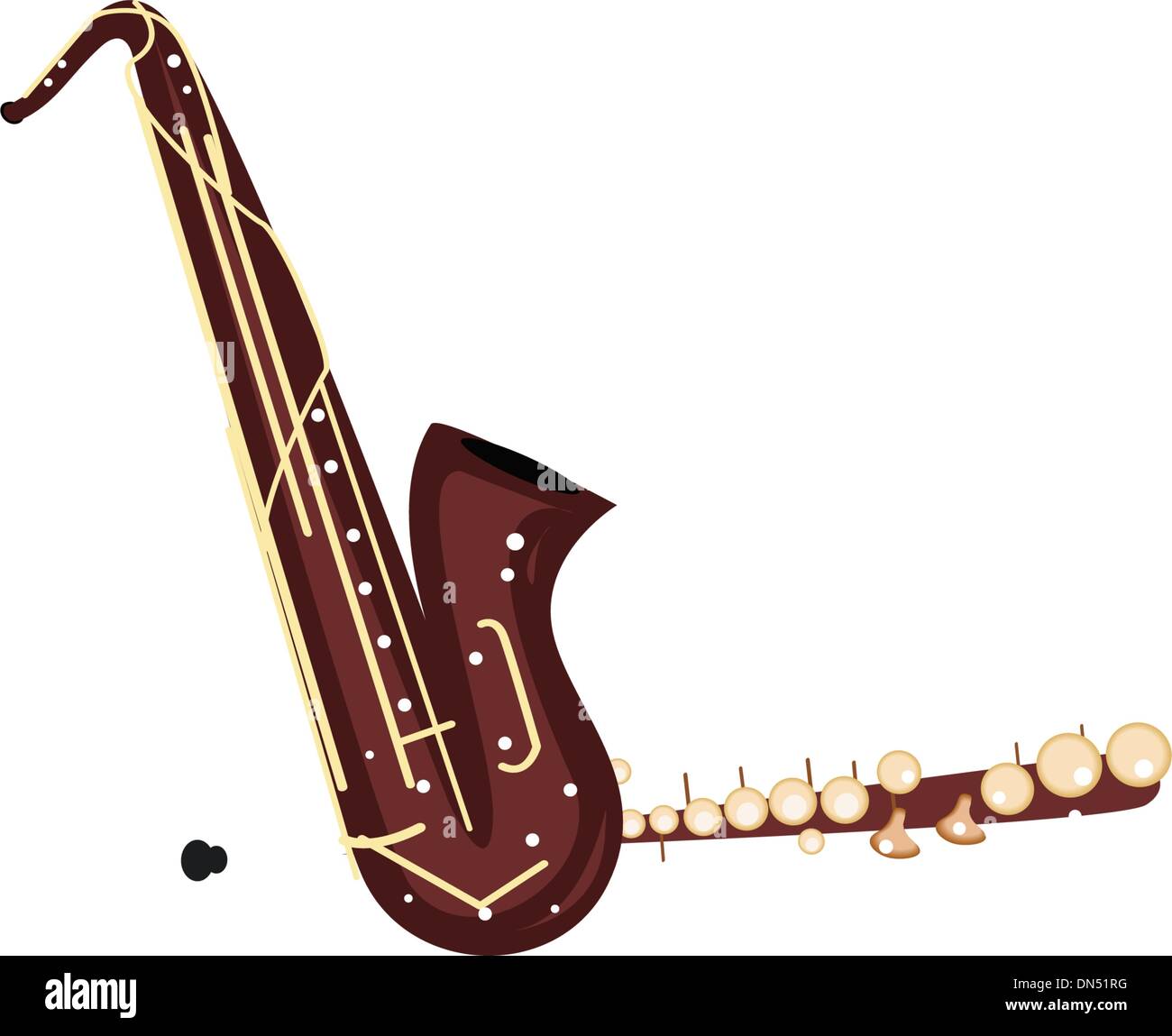 Saxophone mouthpiece Stock Vector Images - Alamy