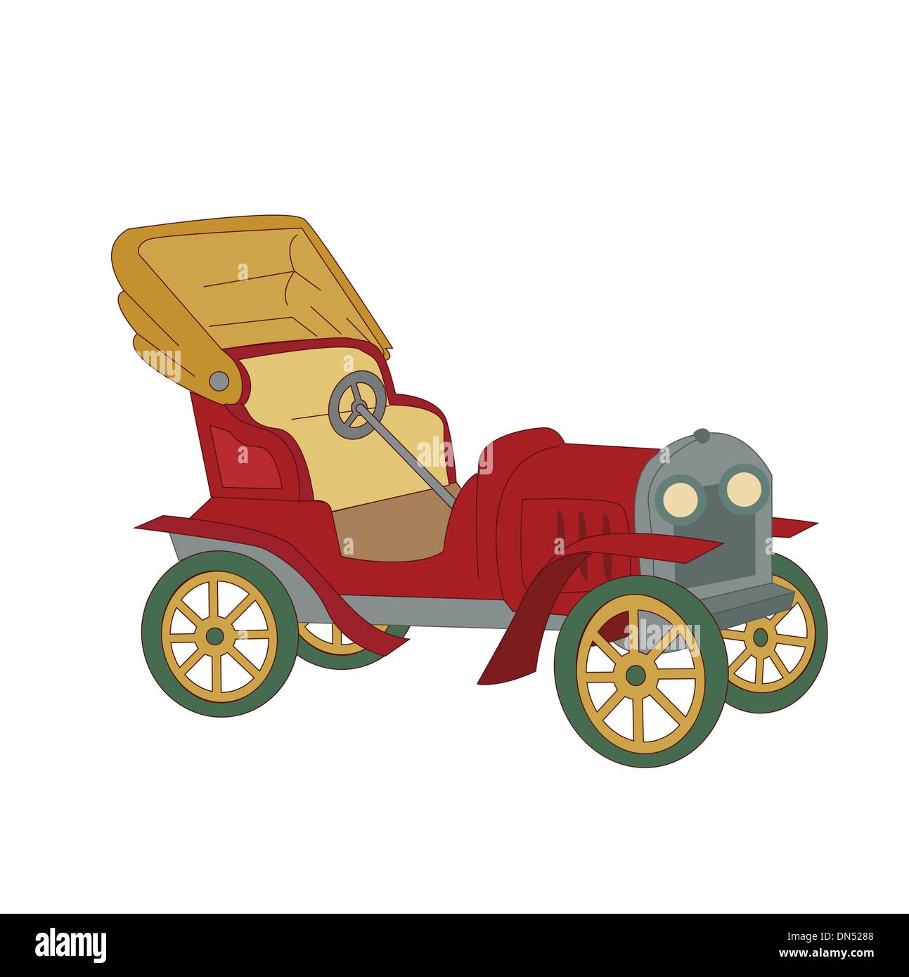 Classic vehicle vector hi-res stock photography and images - Alamy