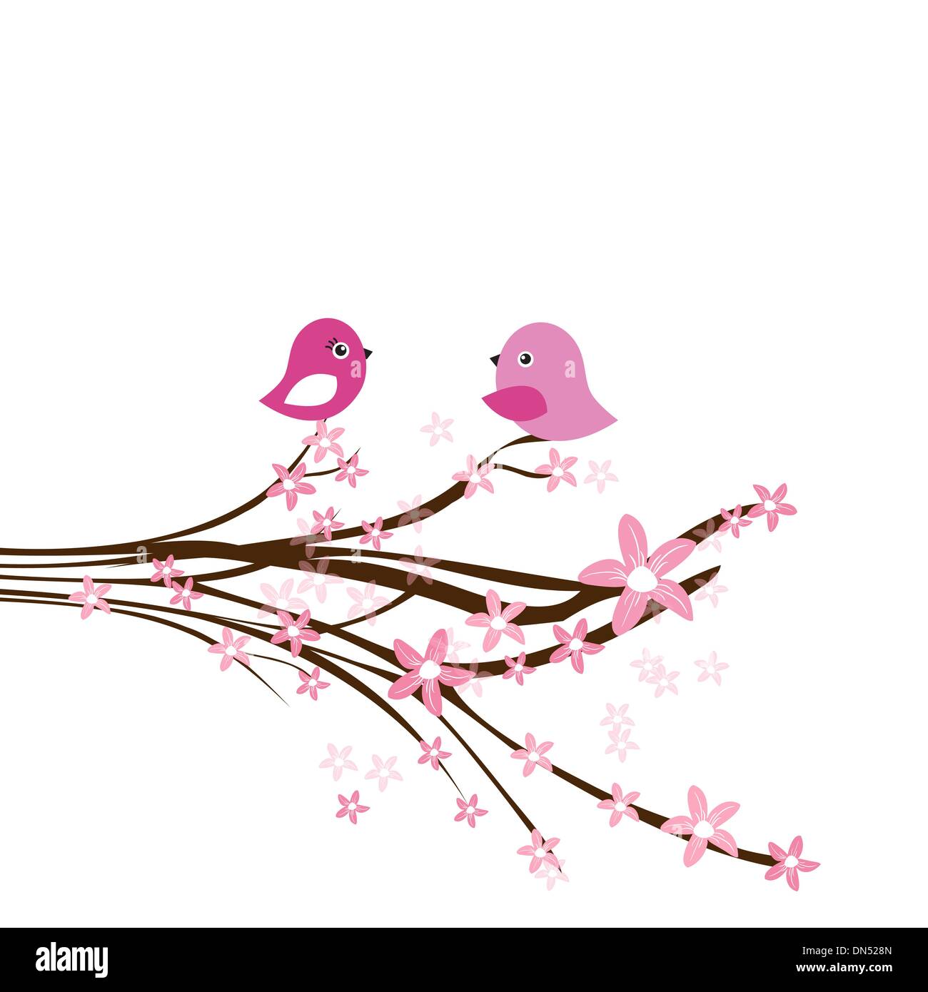Blossom japanese cherry Cut Out Stock Images & Pictures - Alamy