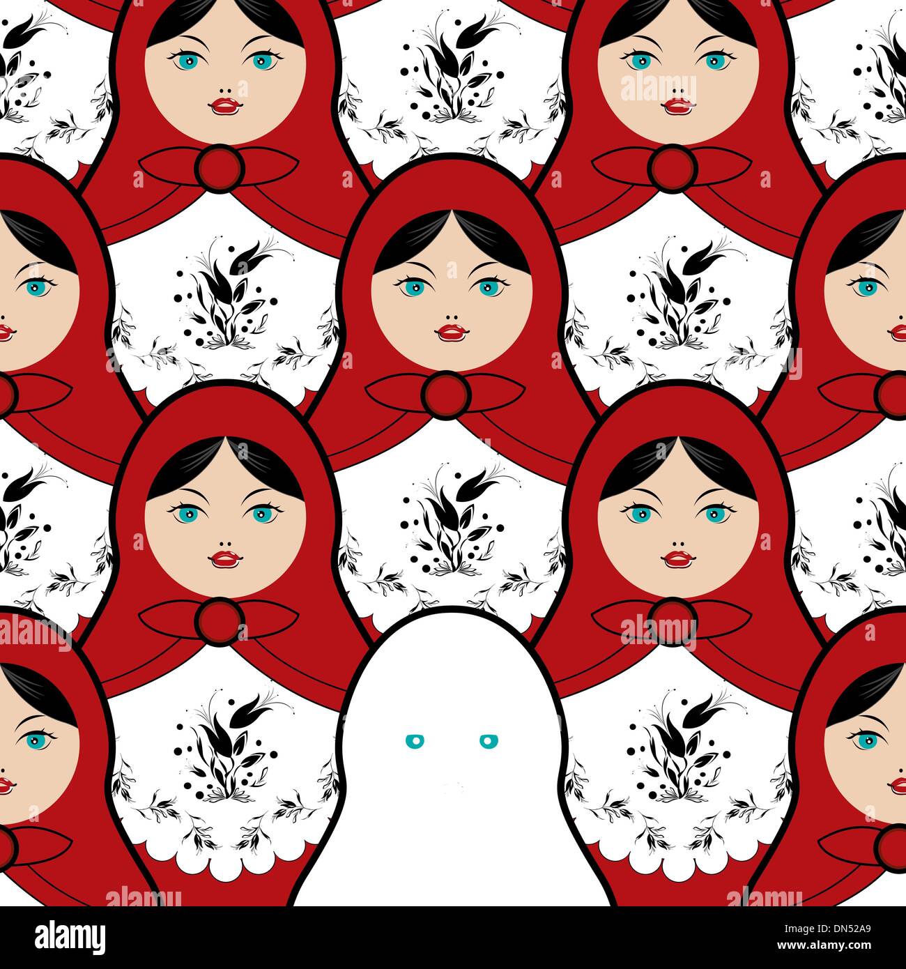 Matryoshka russian doll toy Stock Vector Images - Alamy
