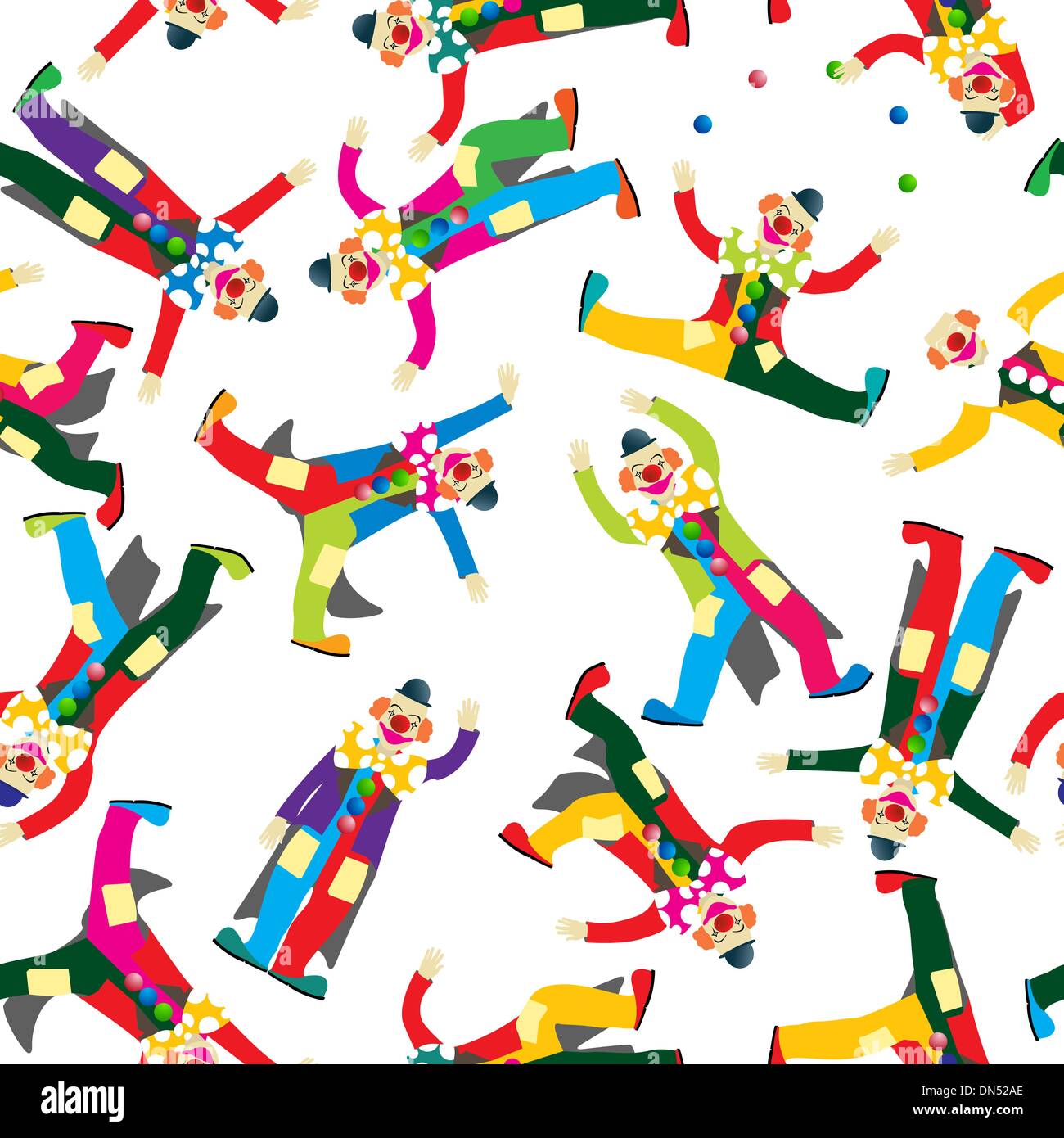 Clown show Stock Vector Images - Alamy