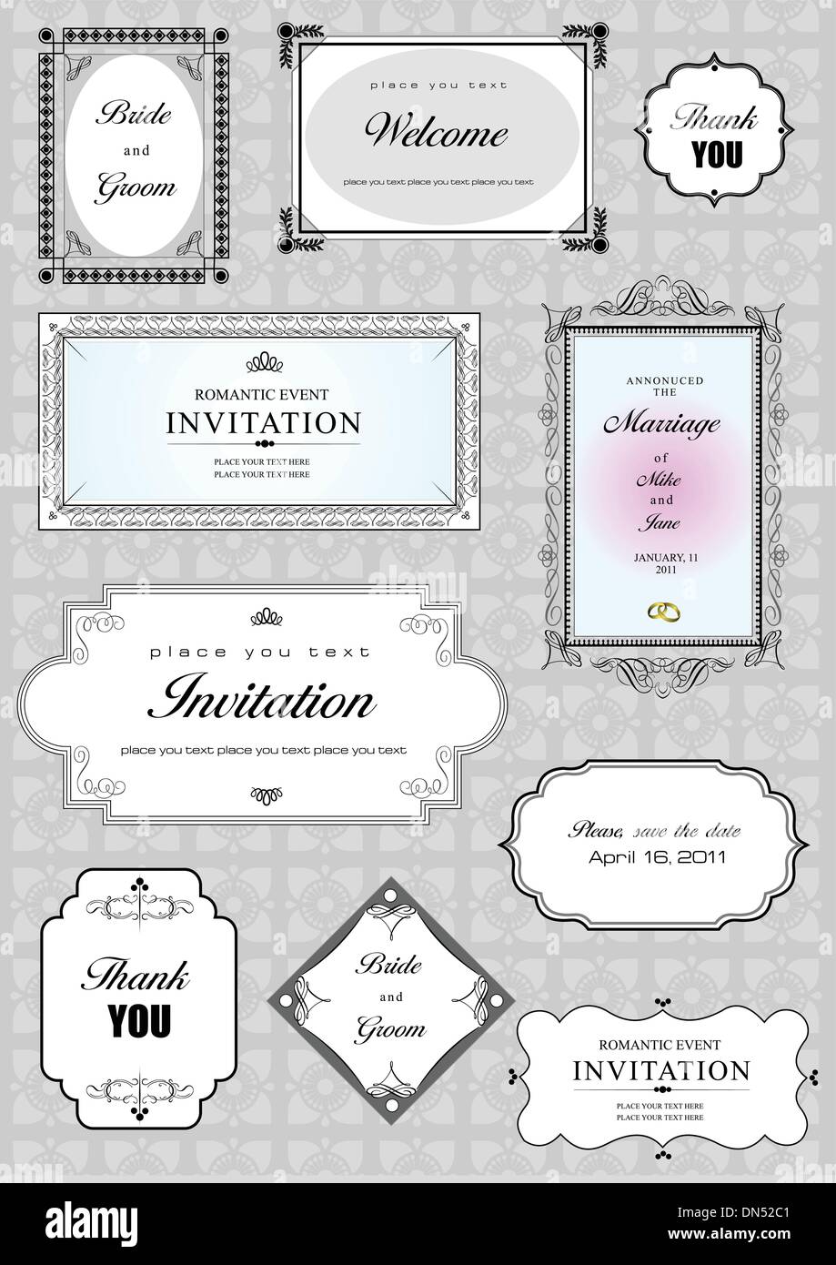 Sample frames hi-res stock photography and images - Alamy