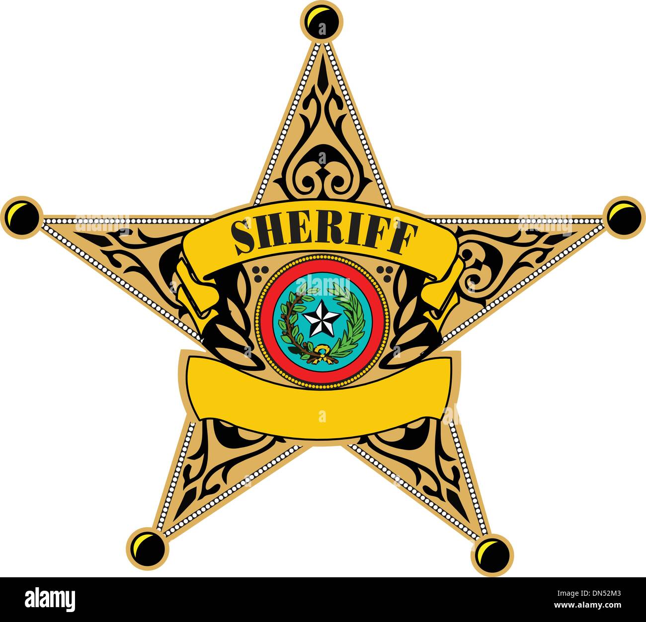 Sheriff badge hi-res stock photography and images - Alamy