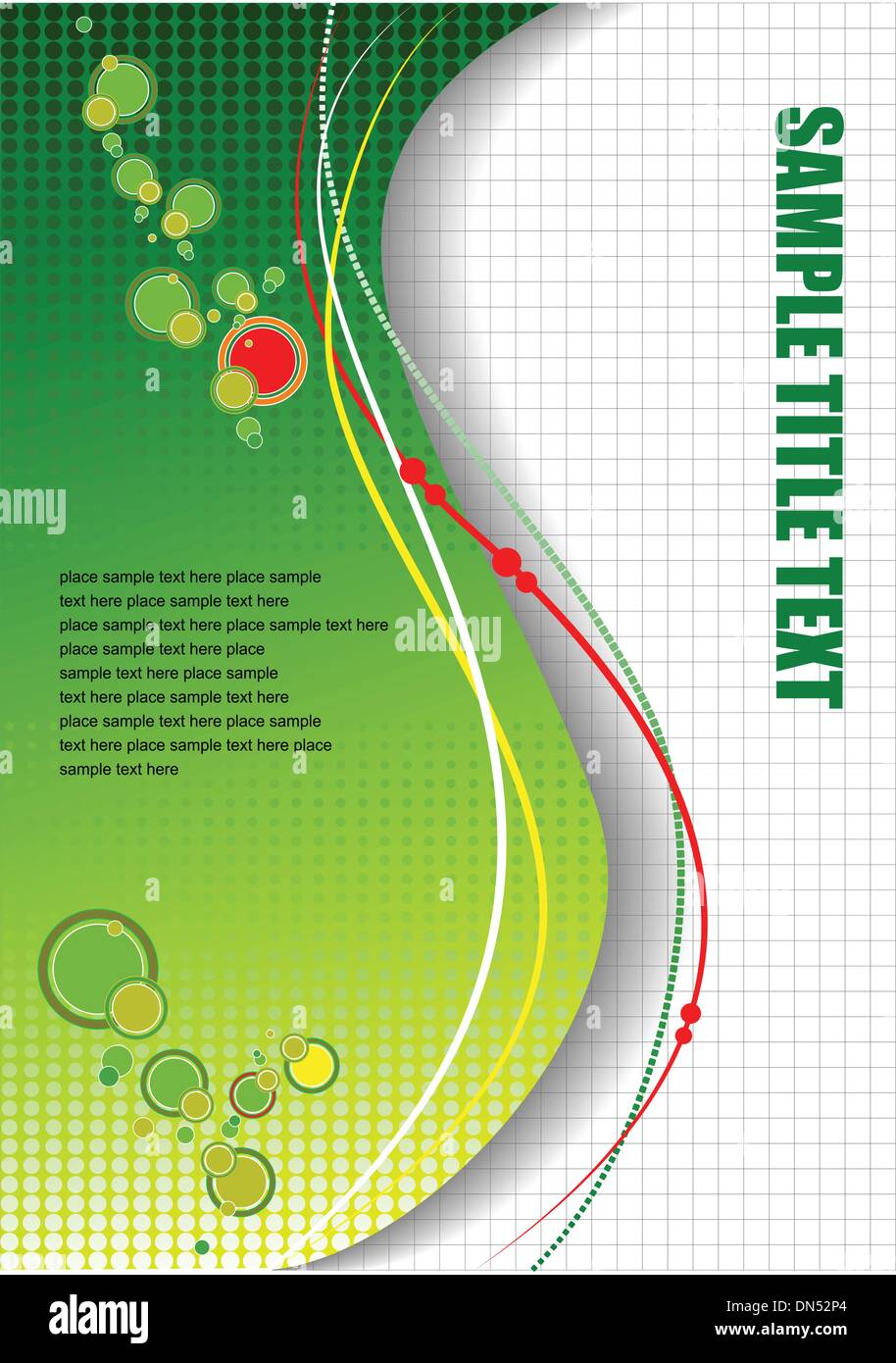 Green yellow lines background abstract Stock Vector Images - Alamy