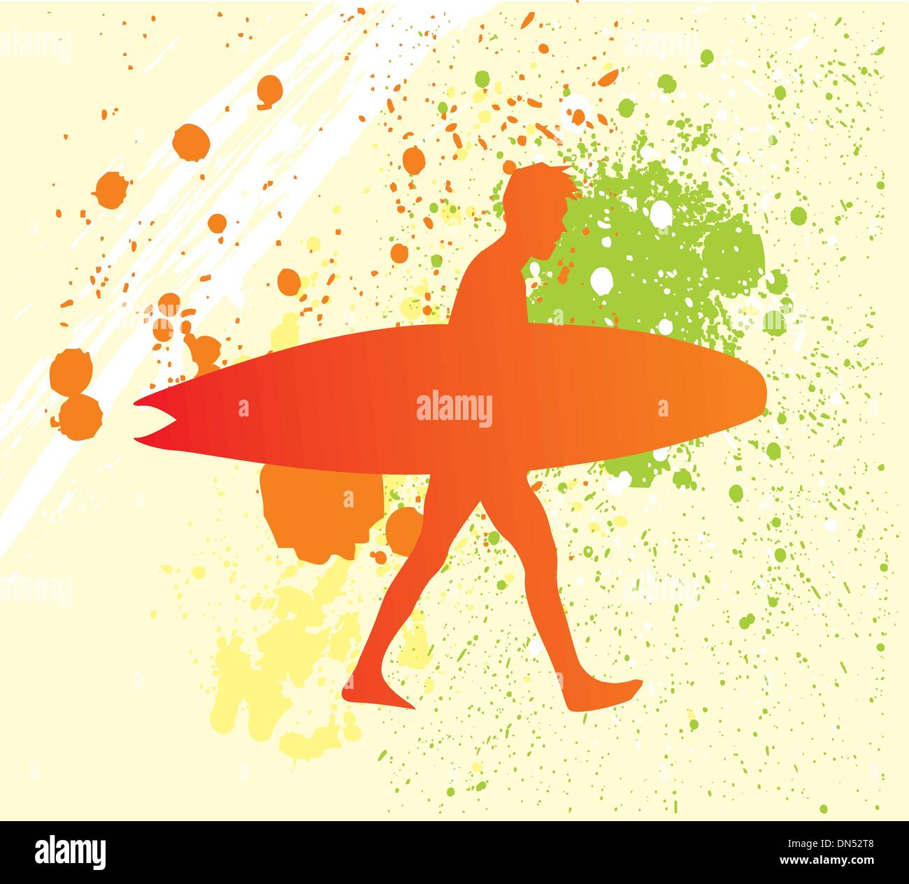 pacific surfer vector graphic design Stock Vector Image & Art - Alamy