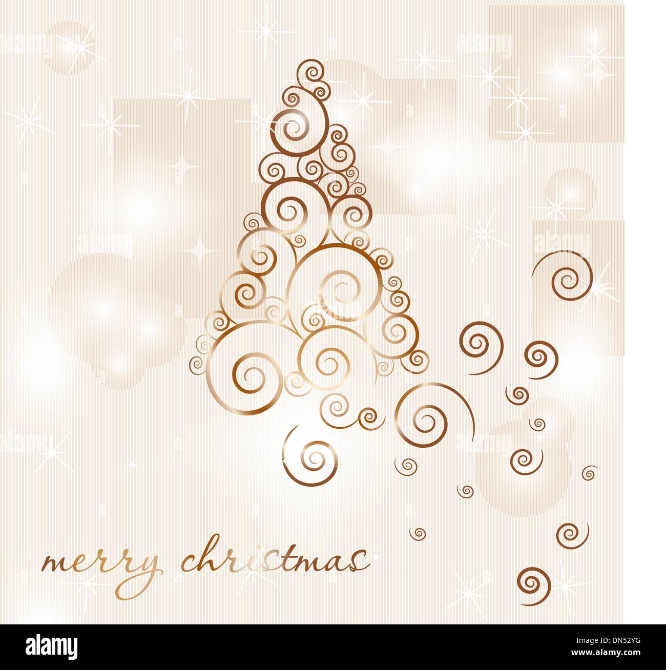 Christmas background with Christmas tree, vector illustration Stock ...
