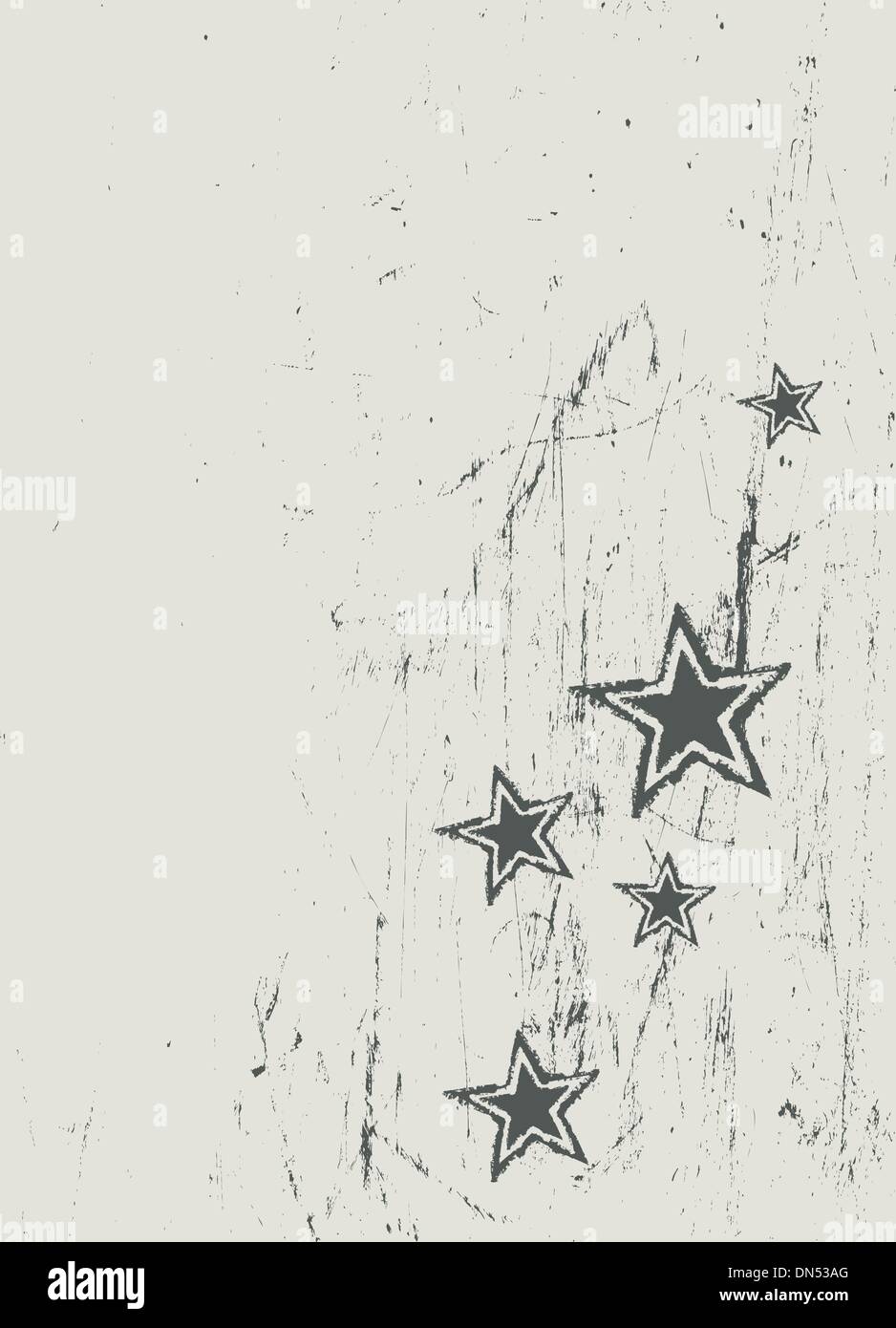 Stars on scratched beige texture. Vector Stock Vector Image & Art - Alamy