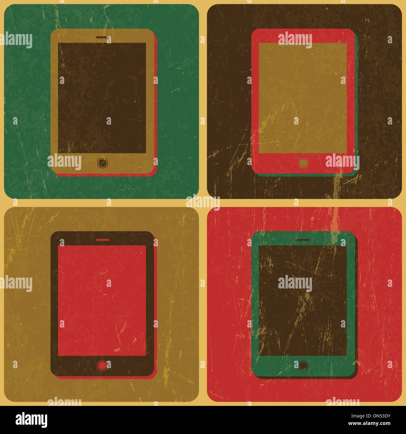 Smart Phone Poster, Pop-Art Styled, Vector Stock Vector Image & Art - Alamy