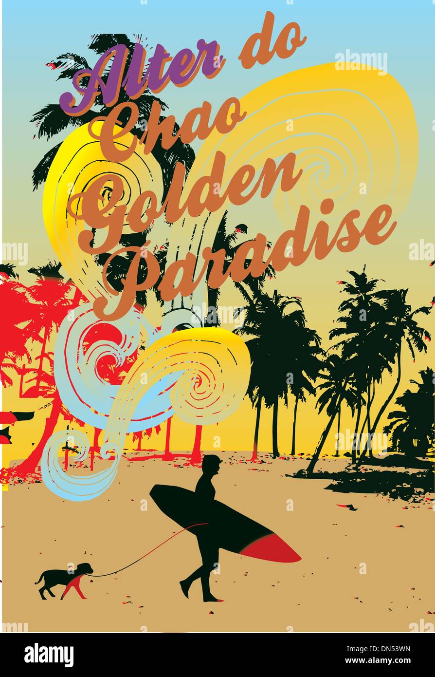 pacific surfer vector graphic design Stock Vector Image & Art - Alamy