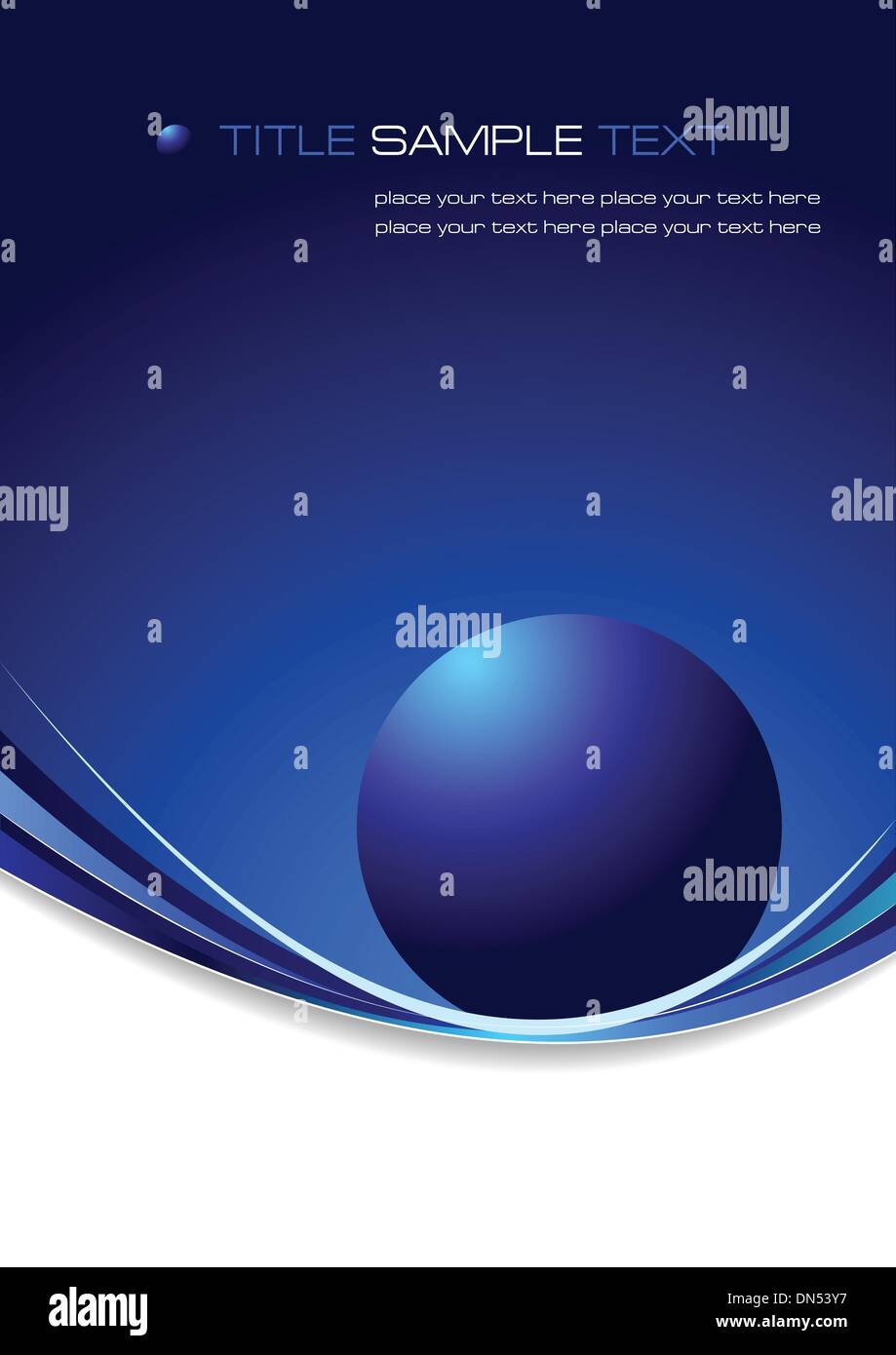 Blue business background. Vector illustration Stock Vector Image & Art ...