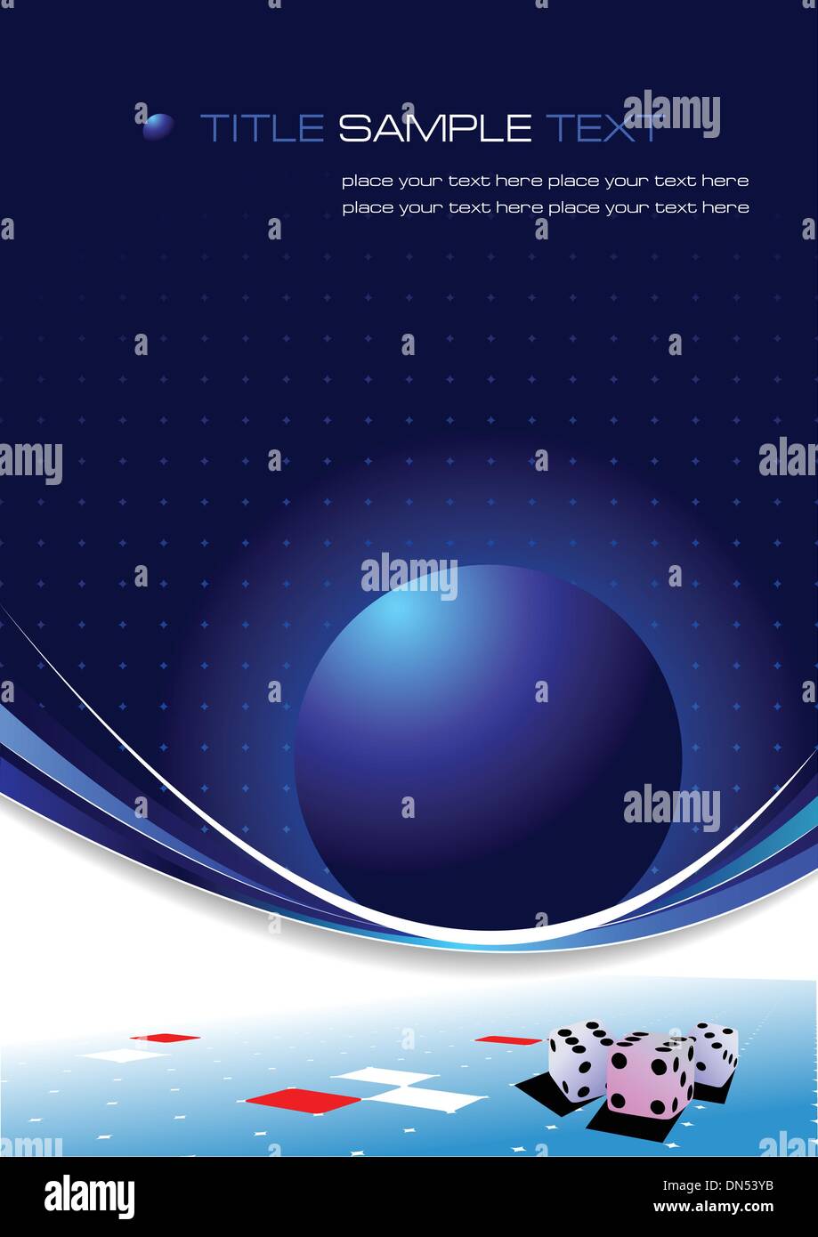 Blue business background. Vector illustration Stock Vector Image & Art ...