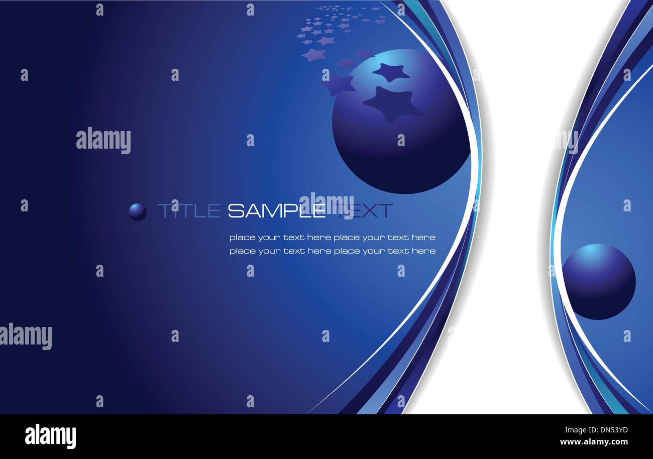 Blue business background. Vector illustration Stock Vector Image & Art ...