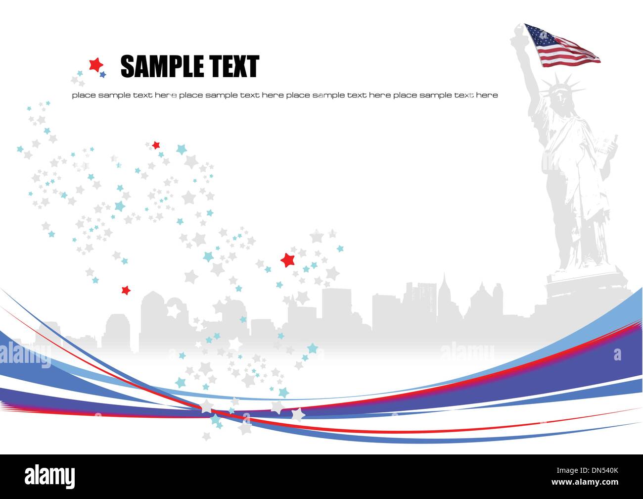 American image background. Vector illustration Stock Vector Image & Art ...