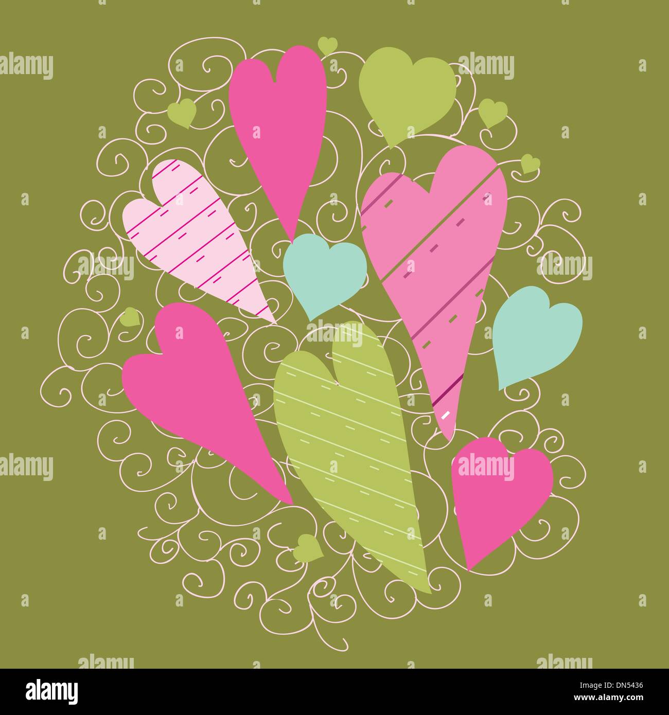Modern greetings card Stock Vector Images - Alamy