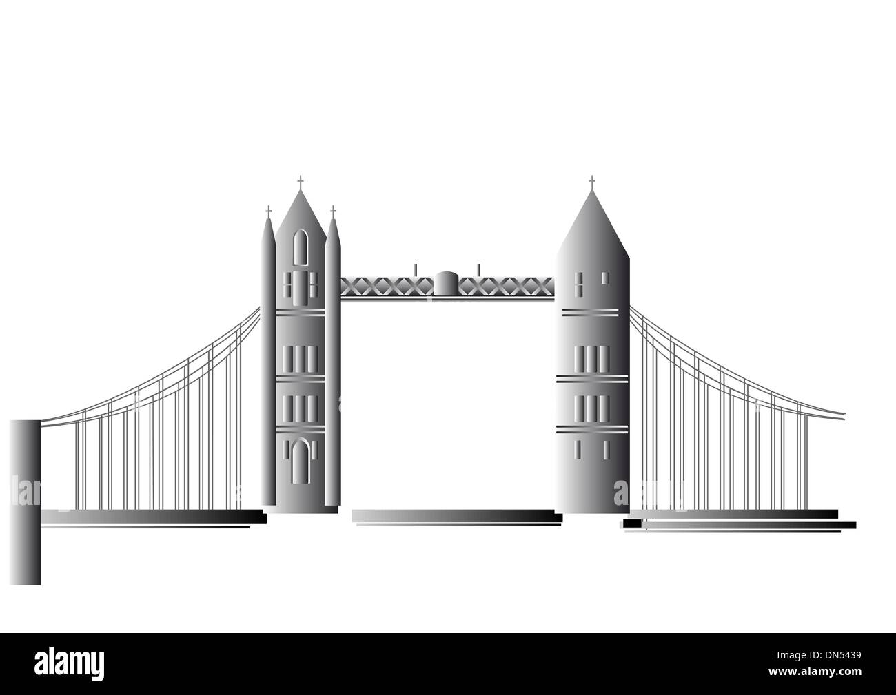 Bridge outline Stock Vector Images - Alamy