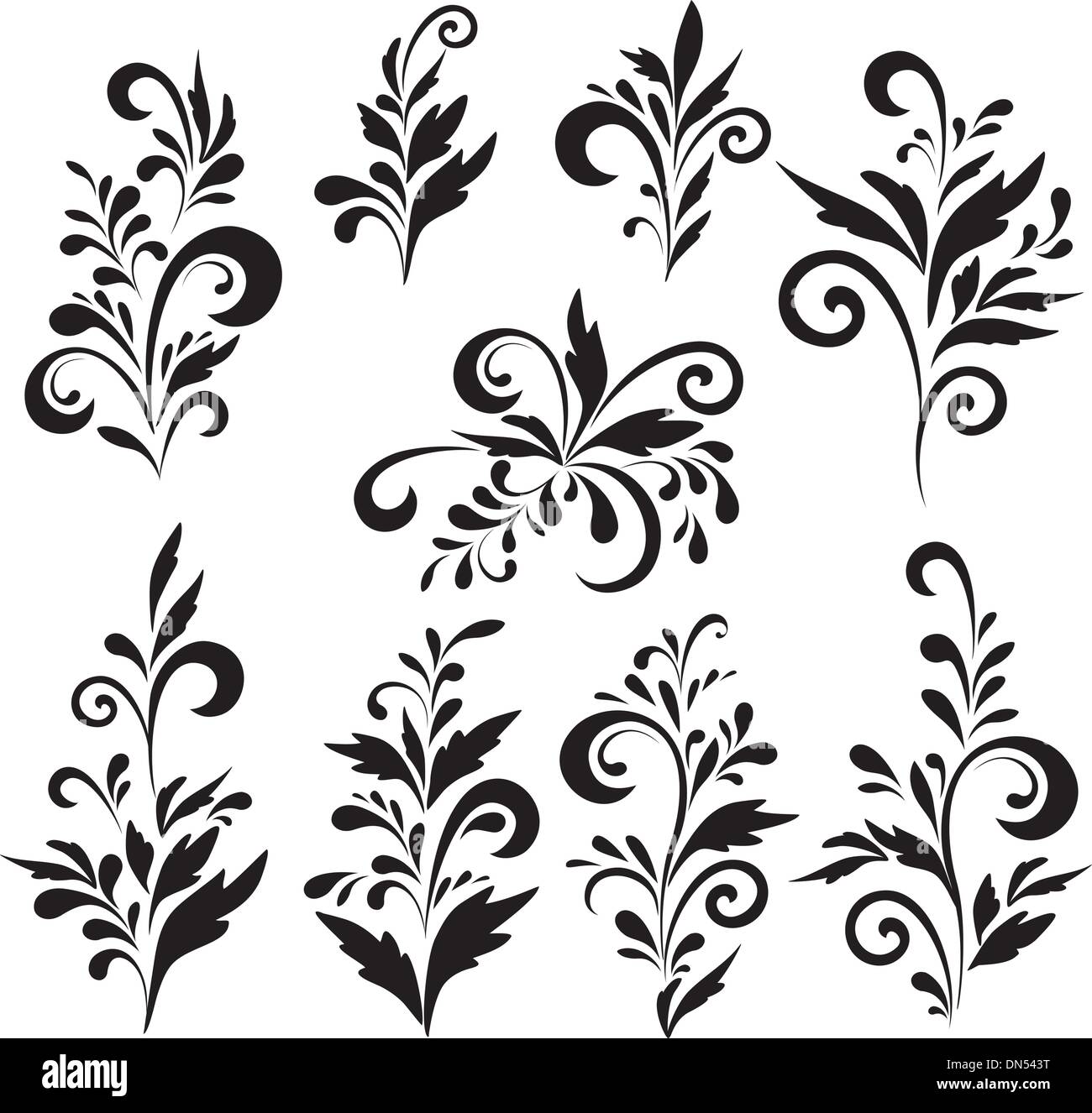 Abstract natural patterns Cut Out Stock Images & Pictures - Alamy