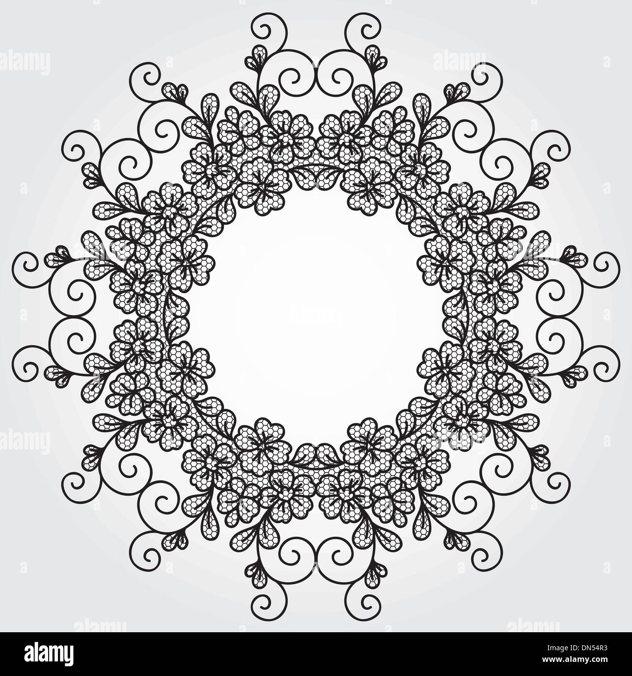 Graphic lace element Stock Vector Images - Alamy