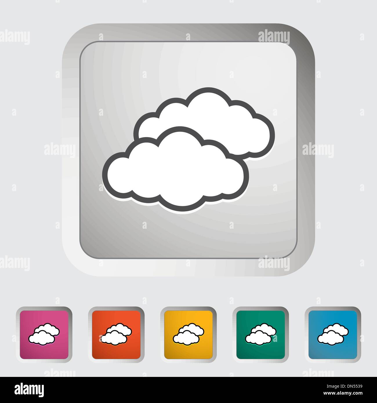 Overcast icon hi-res stock photography and images - Alamy