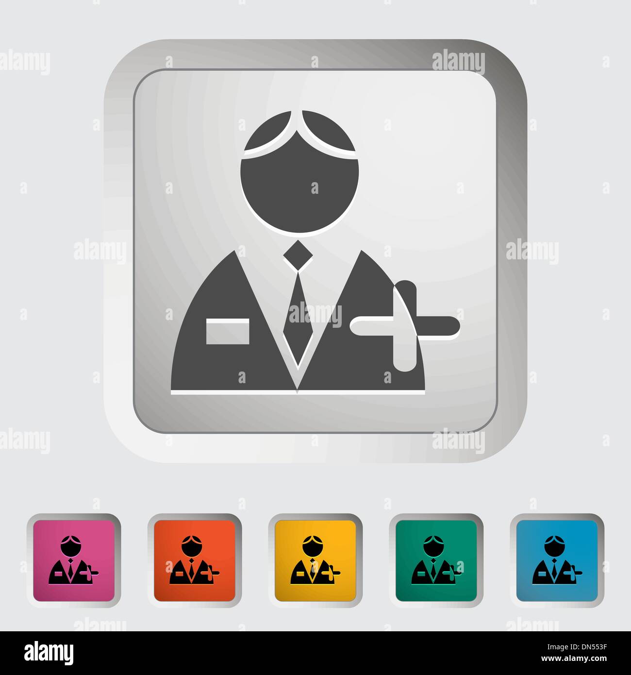 Single person icon user hi-res stock photography and images - Alamy