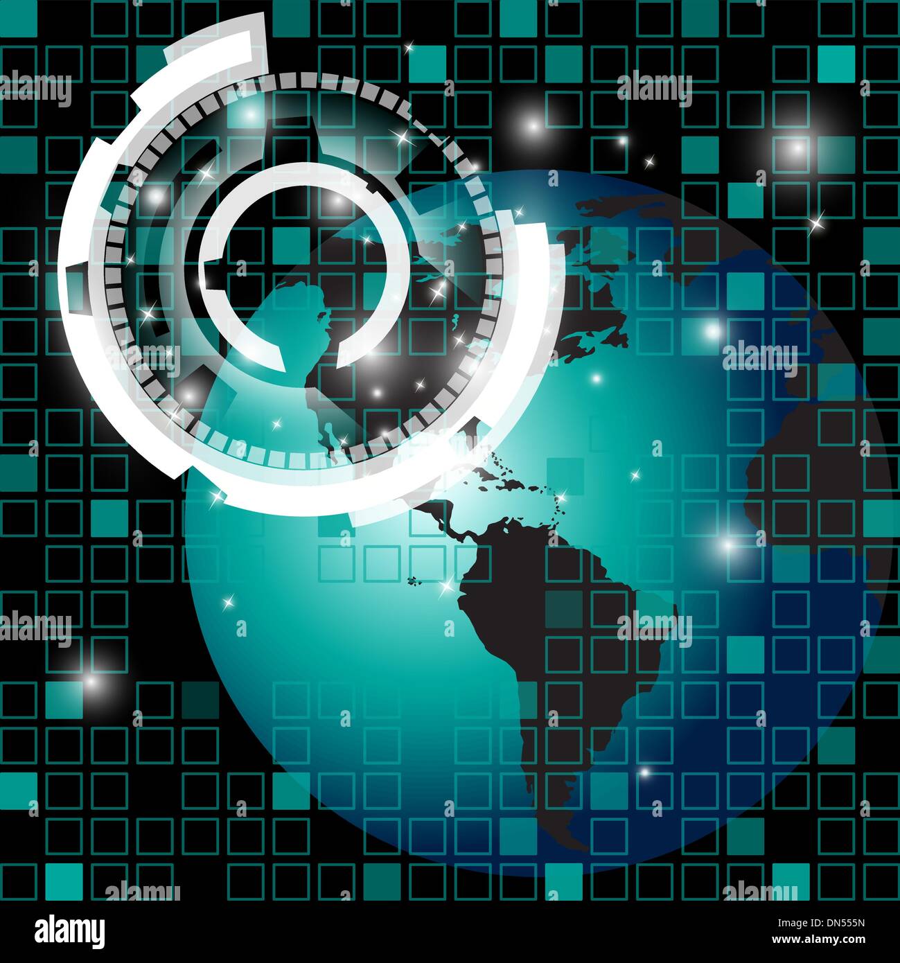 Computer international technology connection Stock Vector Images - Alamy