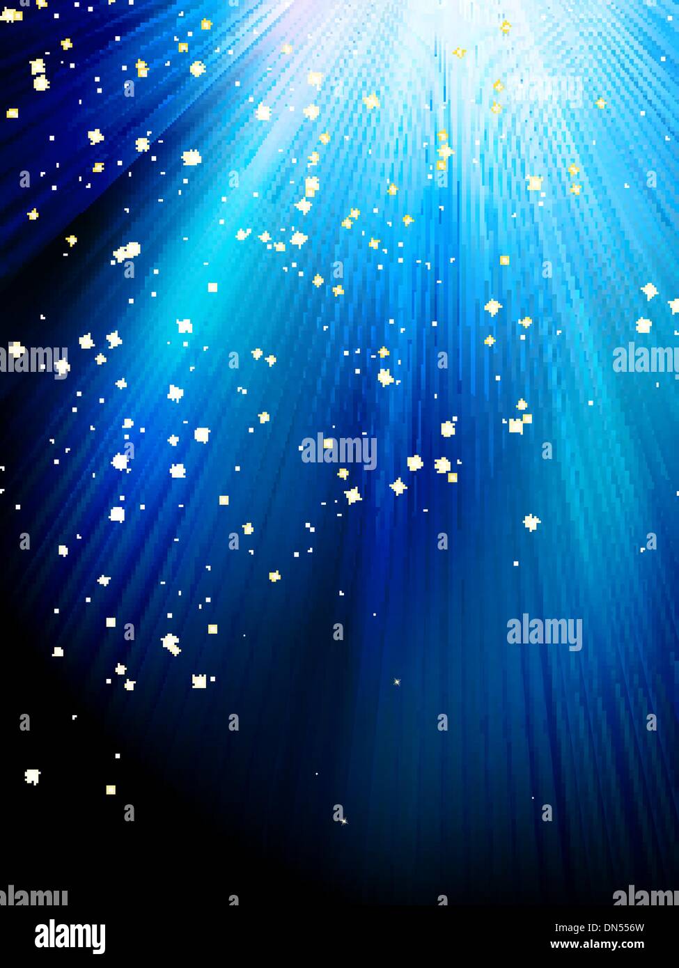 Magical winter night starry Stock Vector Images - Alamy