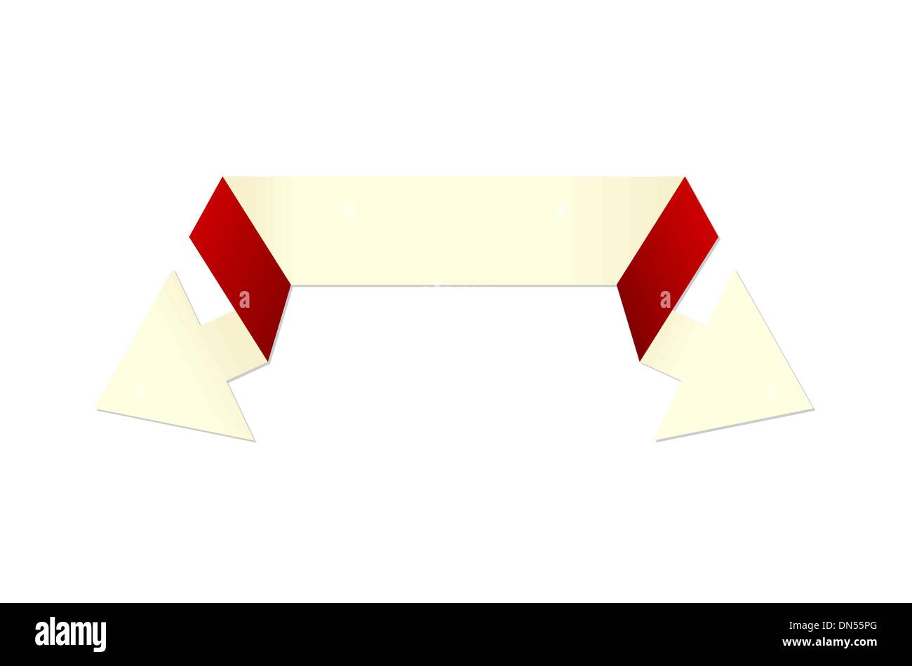 The ivory double arrow Stock Vector Image & Art - Alamy