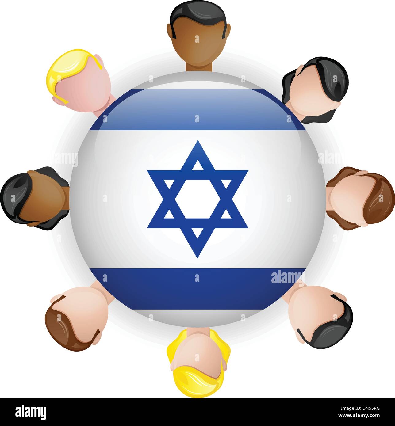 Israel people Stock Vector Images - Alamy