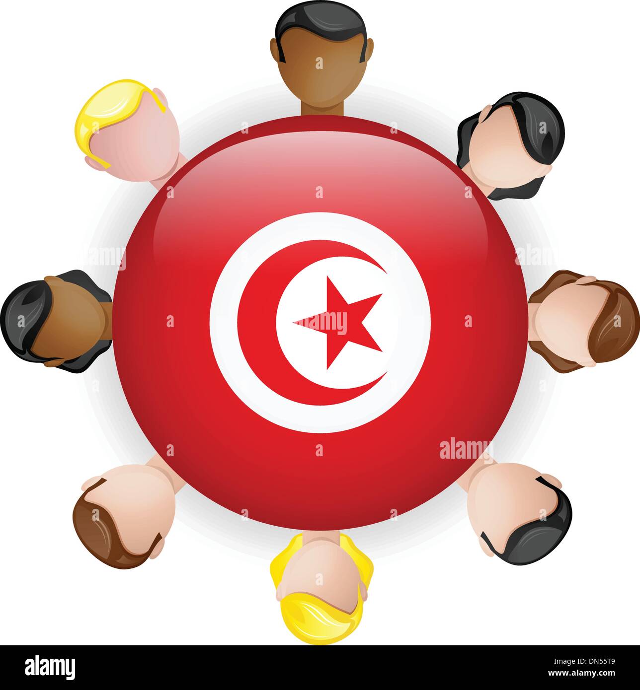 Tunisian people Stock Vector Images - Alamy