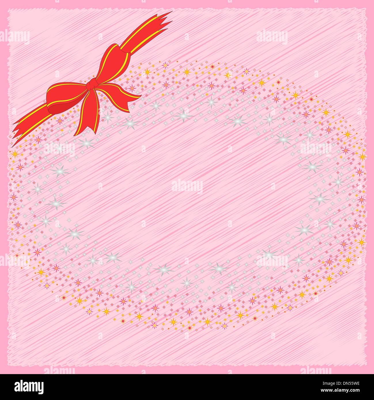 Pink greeting postcard Stock Vector Image & Art - Alamy