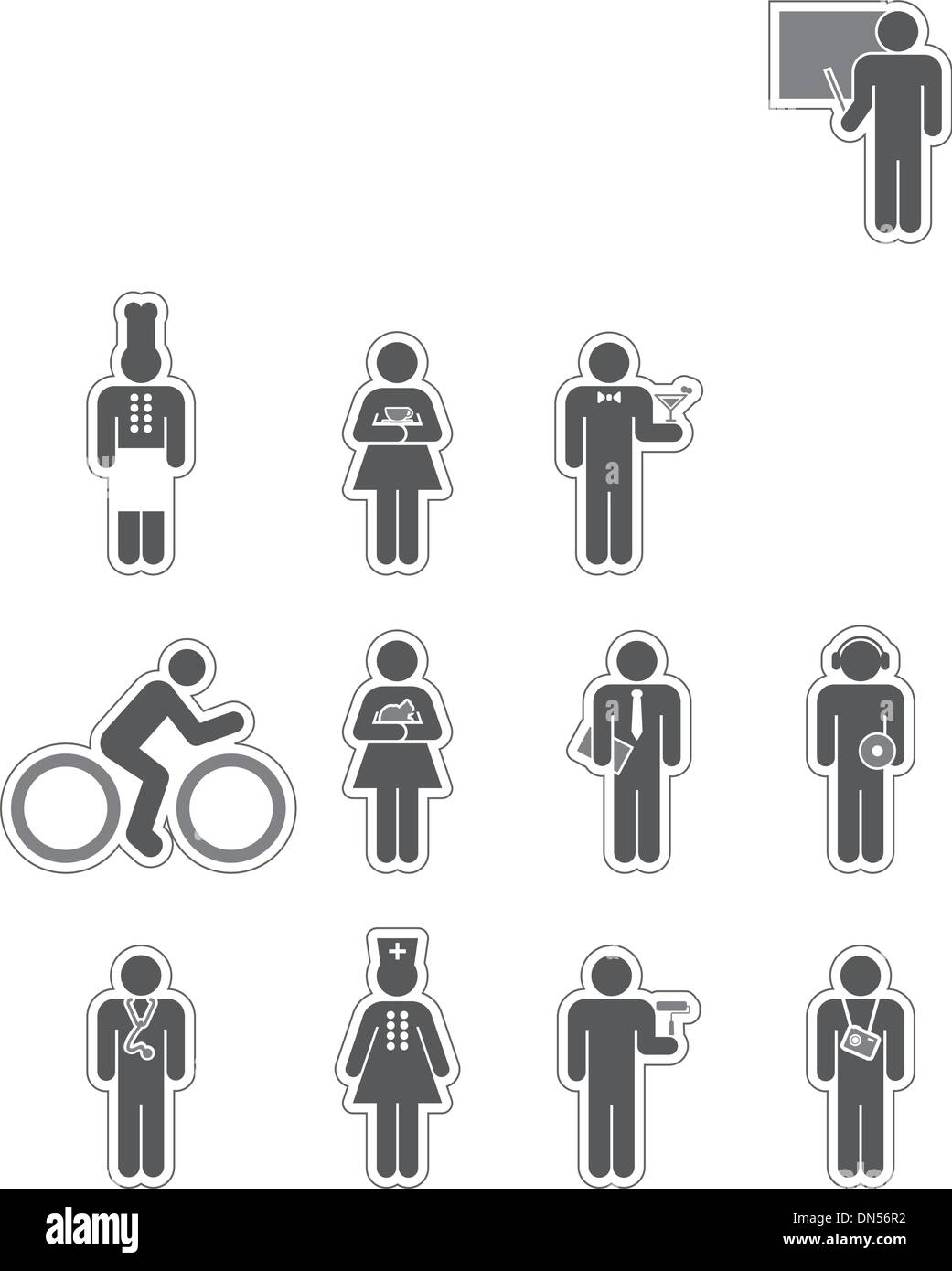 Icon career profession Stock Vector Images - Alamy