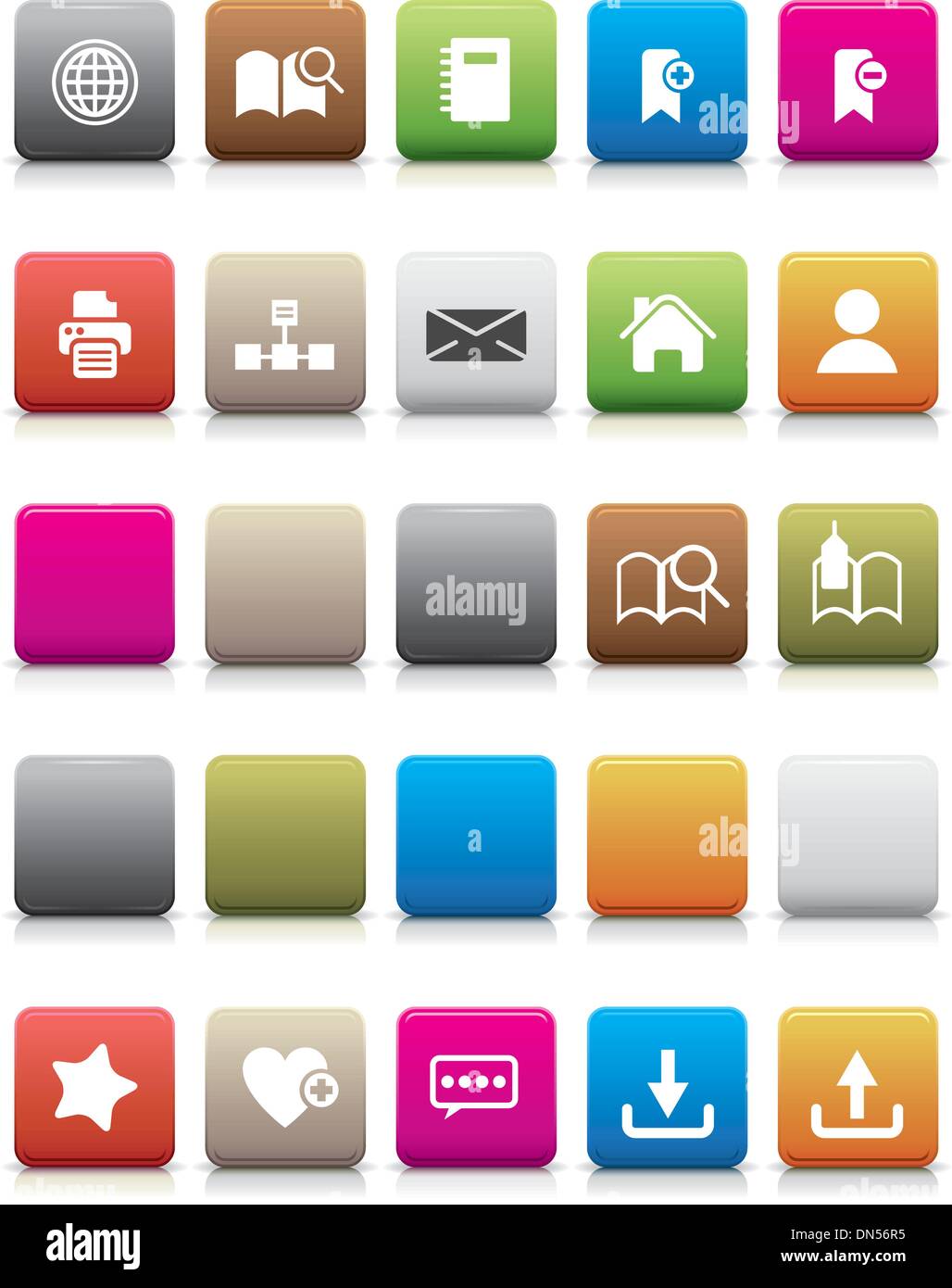 Colorful people icons hi-res stock photography and images - Alamy