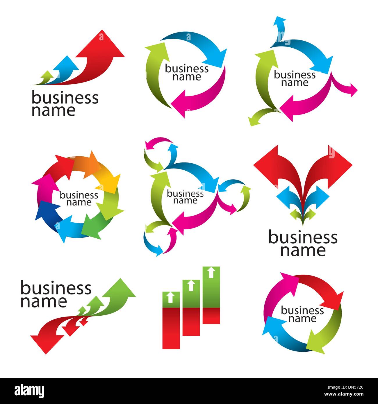 Logos vector vectors hi-res stock photography and images - Alamy