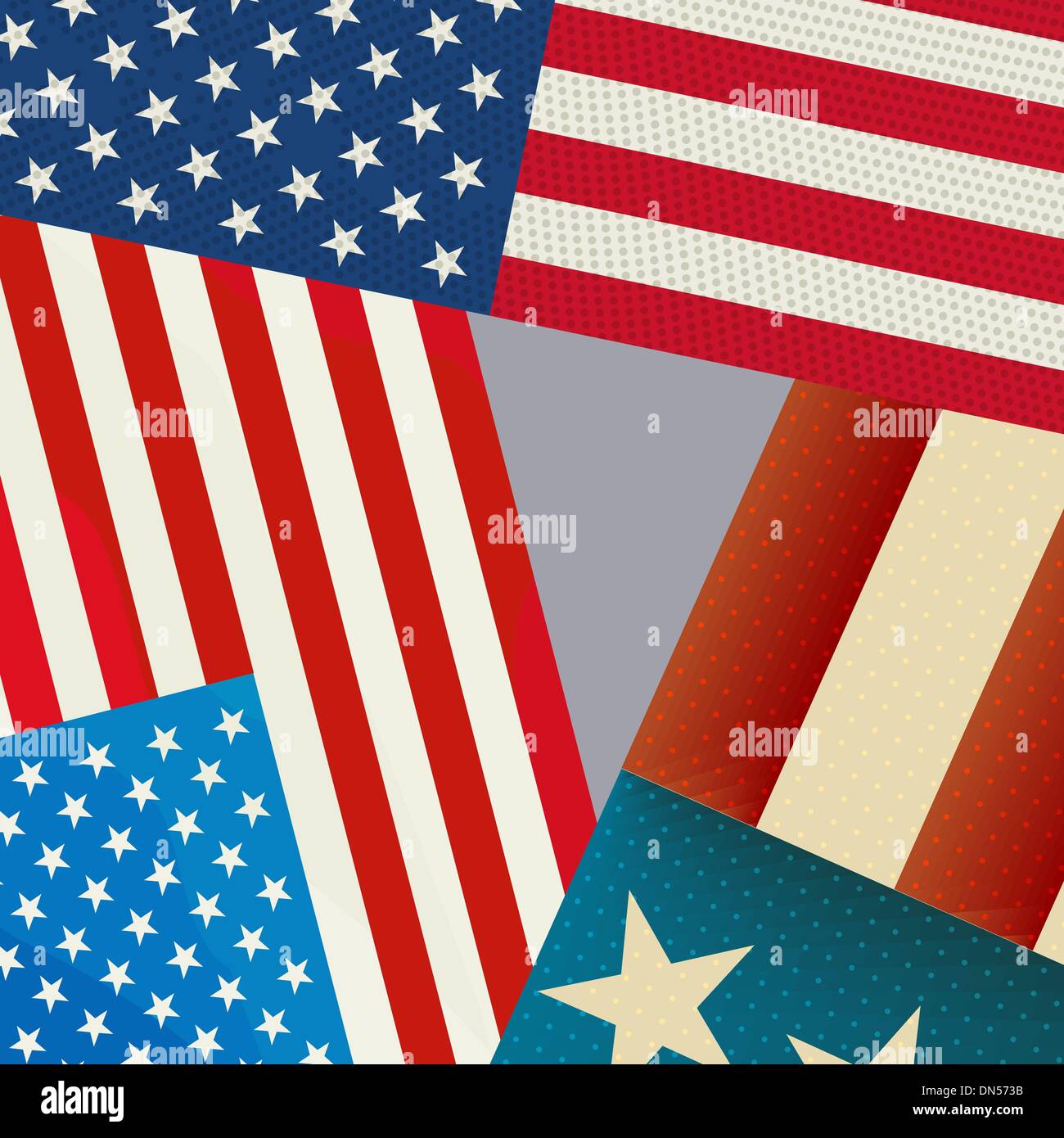 Dot pattern design american flag hi-res stock photography and images ...