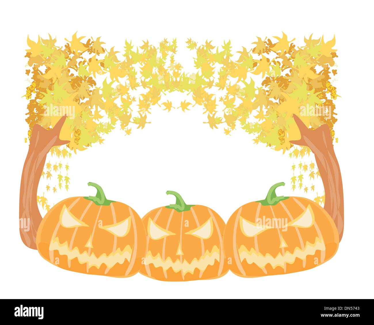 Autumn leaves children Cut Out Stock Images & Pictures - Alamy