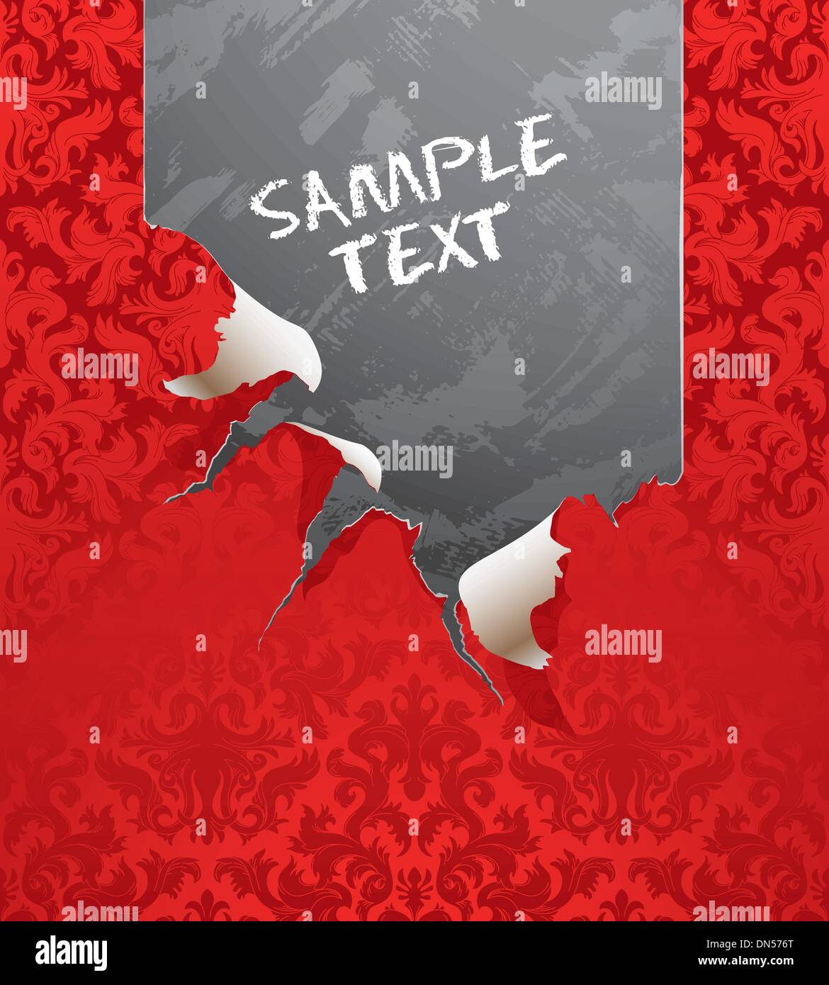 Vector ripped wallpaper Stock Vector Image & Art - Alamy