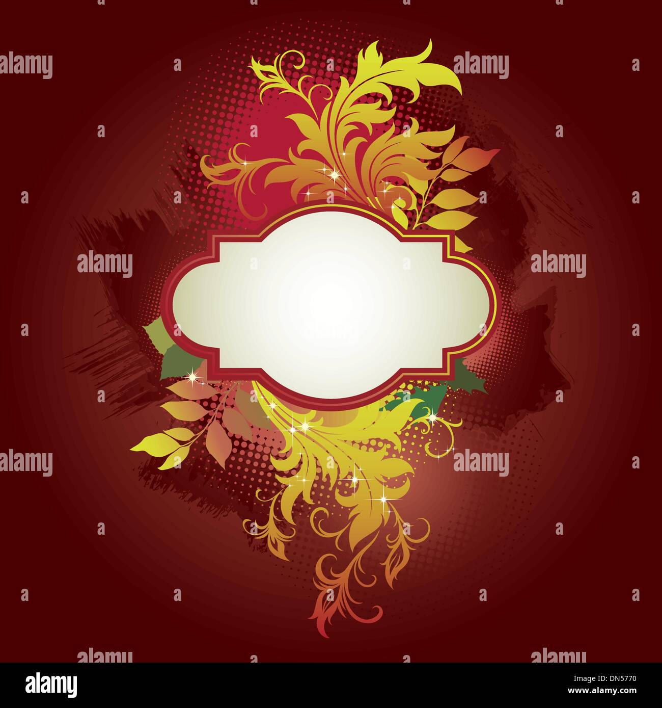 Flourish frame clipart Stock Vector Images - Alamy