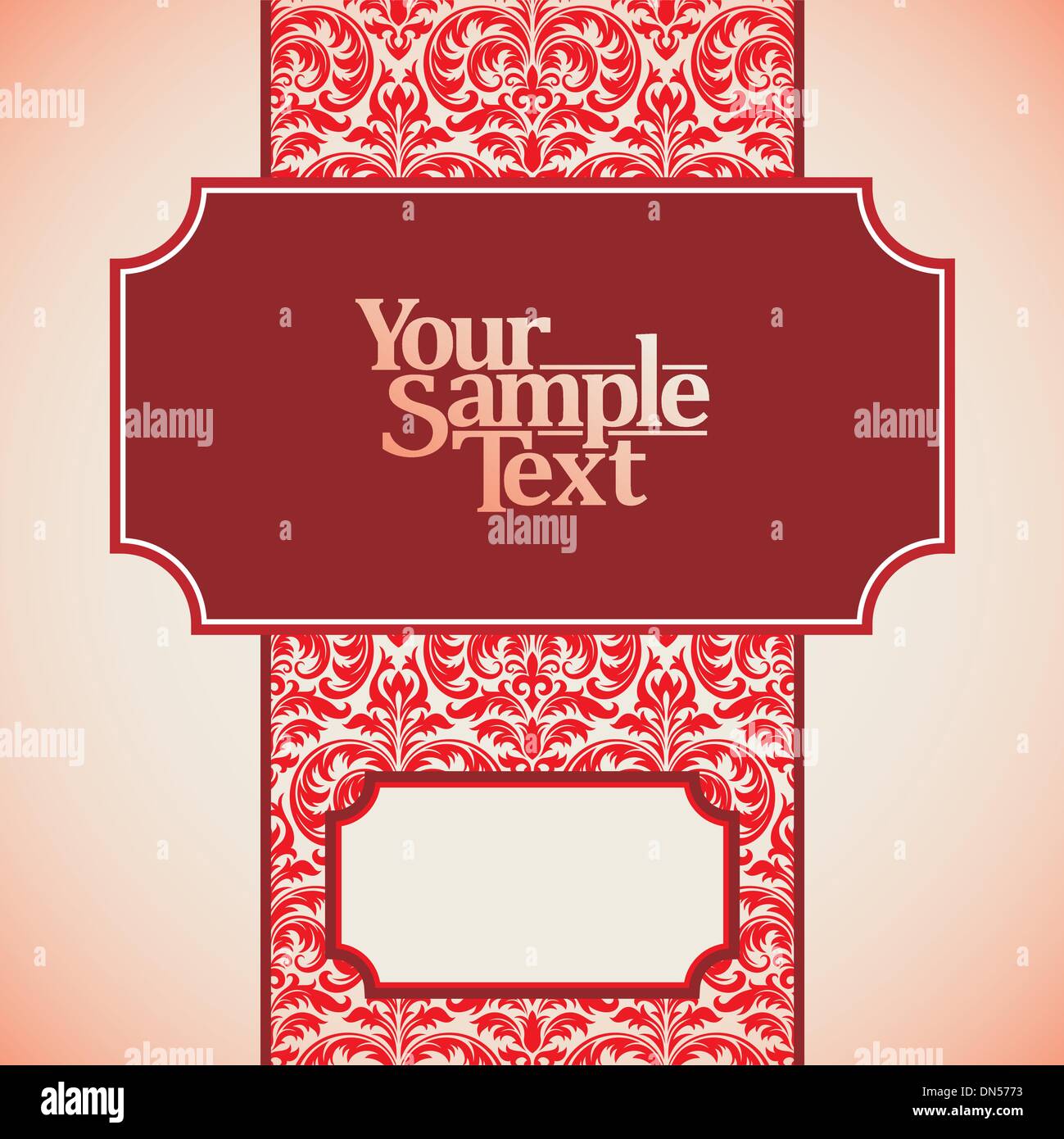 Repeating leaf decoration Stock Vector Images - Alamy