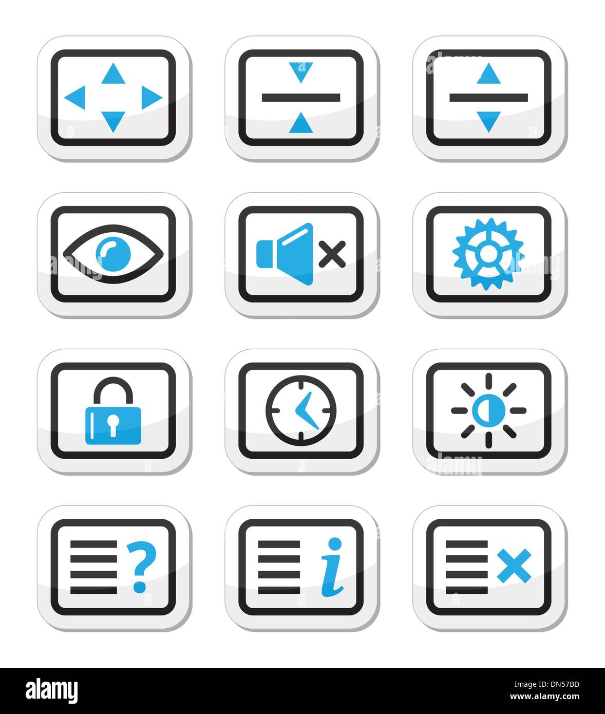Tracking monitor Cut Out Stock Images & Pictures - Alamy