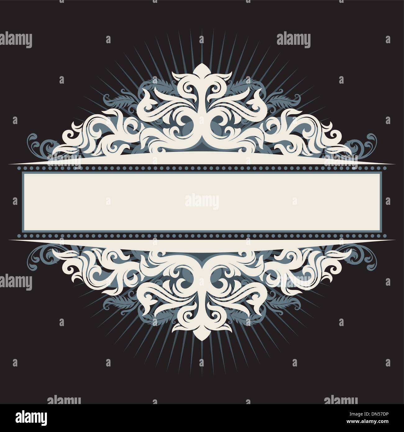 vintage template frame Stock Vector Image & Art - Alamy