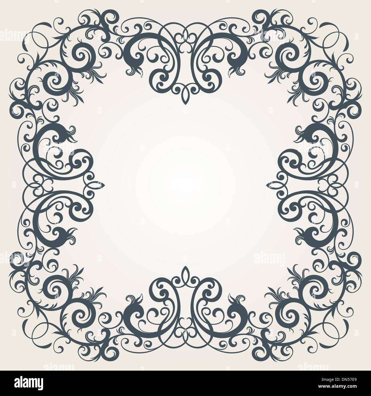 vintage template frame Stock Vector Image & Art - Alamy