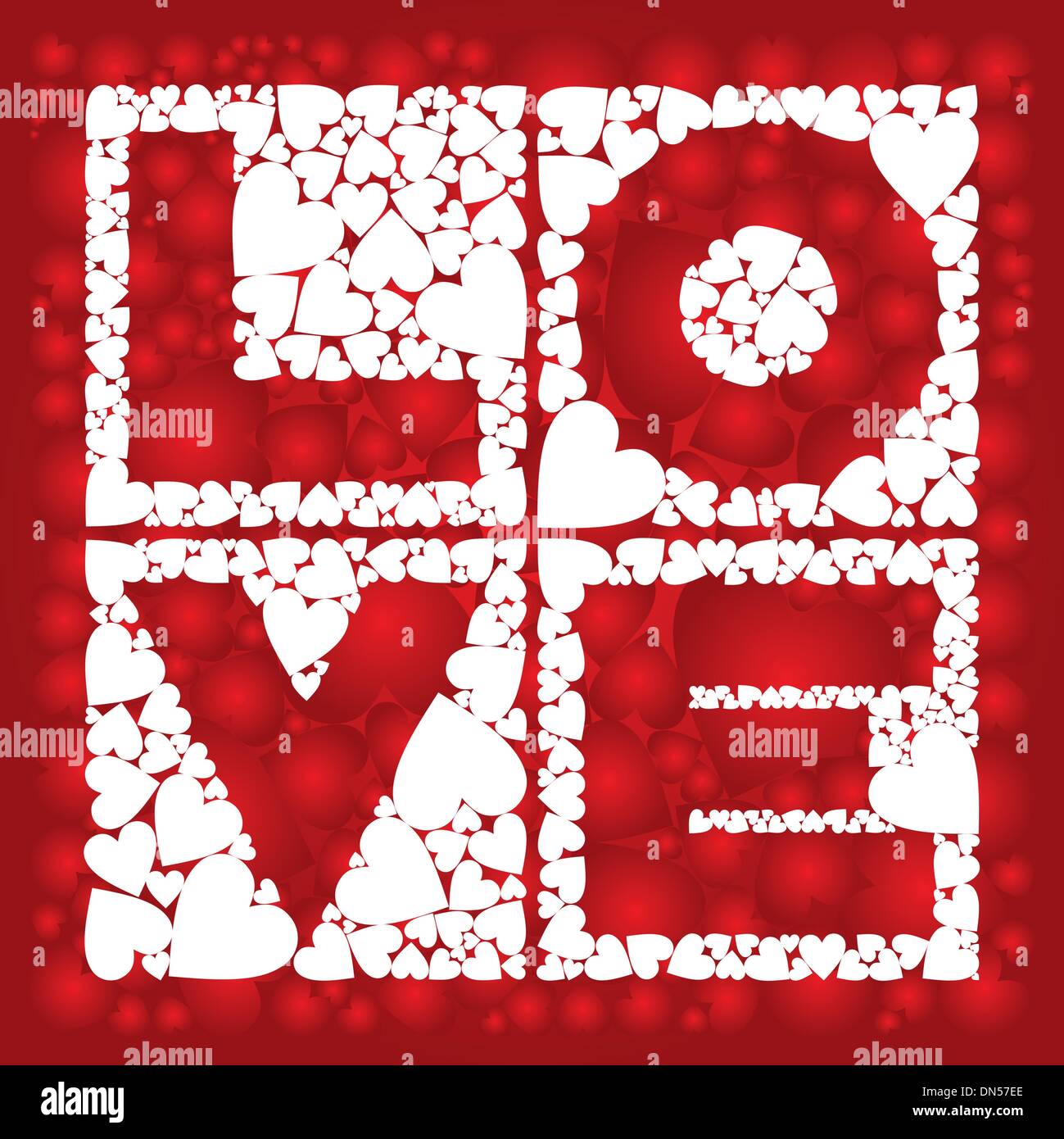 love in square Stock Vector Image & Art - Alamy