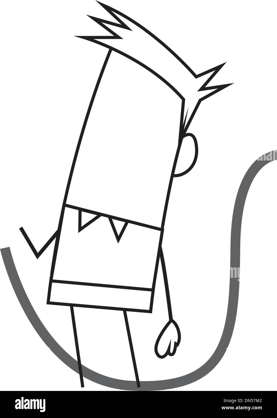 Square guy holding fuel pump Stock Vector Image & Art - Alamy