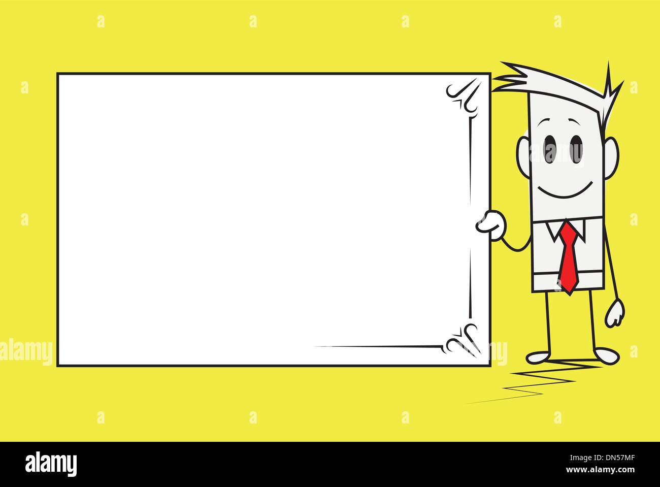 Human billboard advertising Stock Vector Images - Alamy