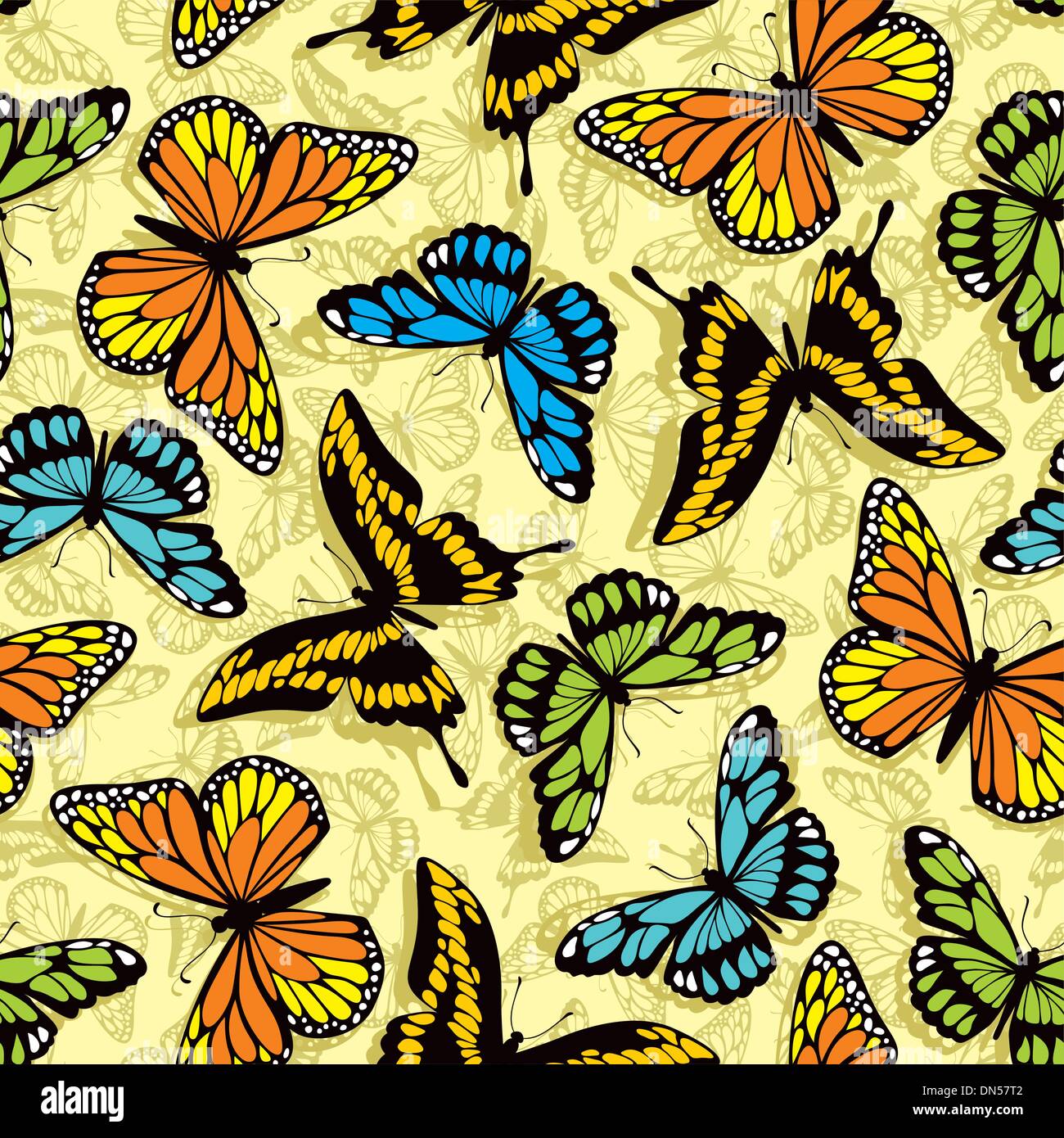 Butterfly wings texture Stock Vector Images - Alamy